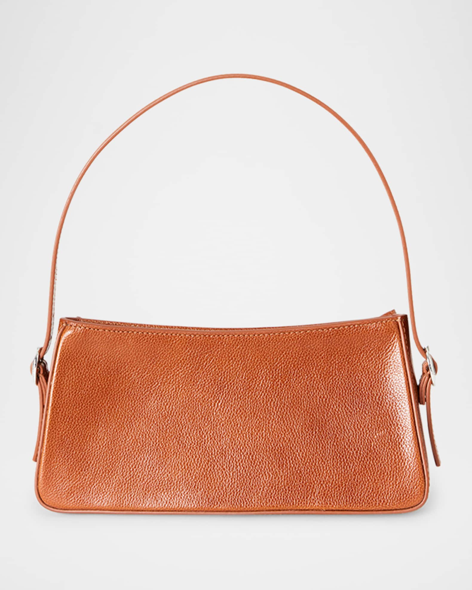 Coperni Folded Petal Belt Leather Shoulder Bag | Neiman Marcus