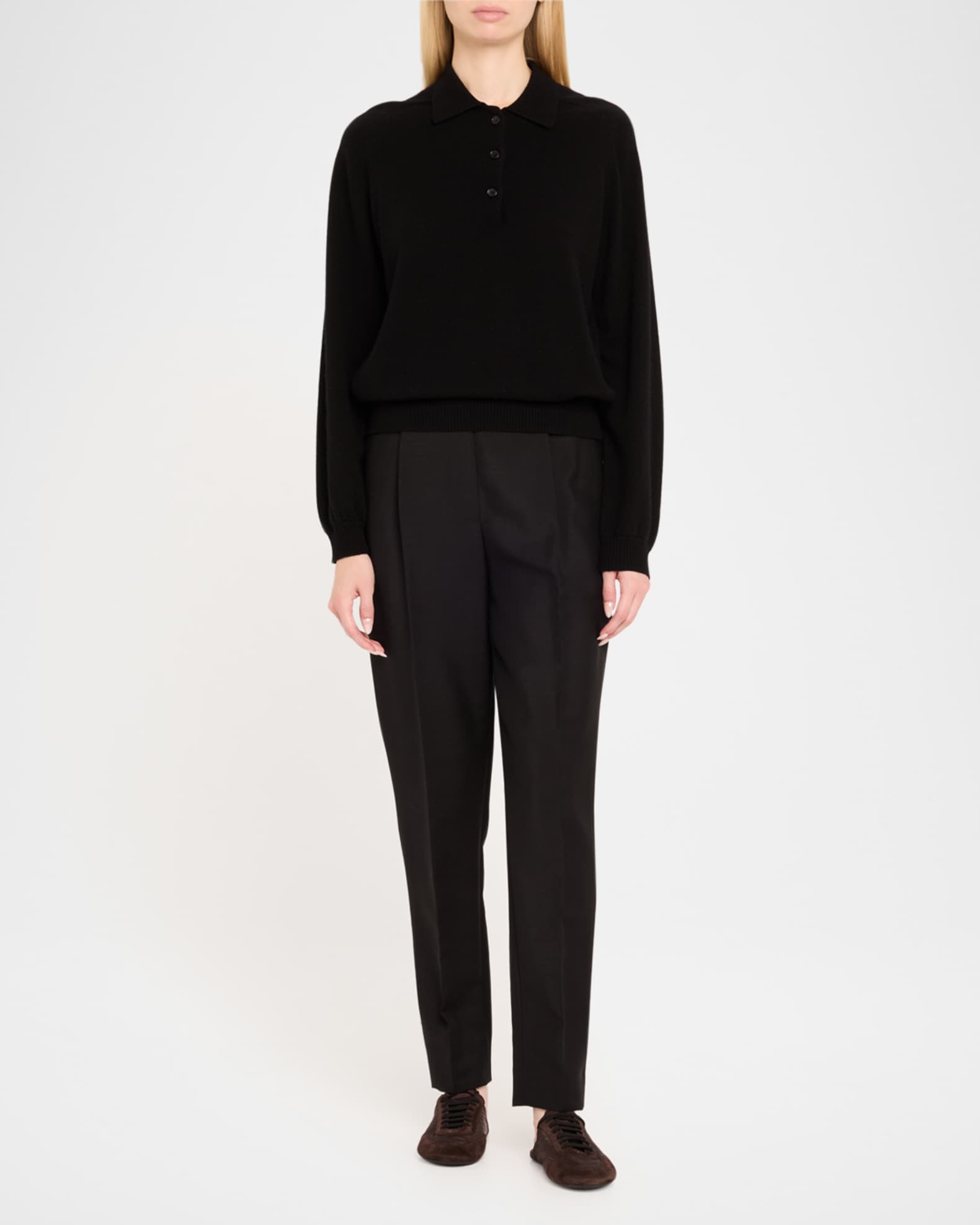 Prada Collapse Nylon and Suede Open-Back Sneakers | Neiman Marcus