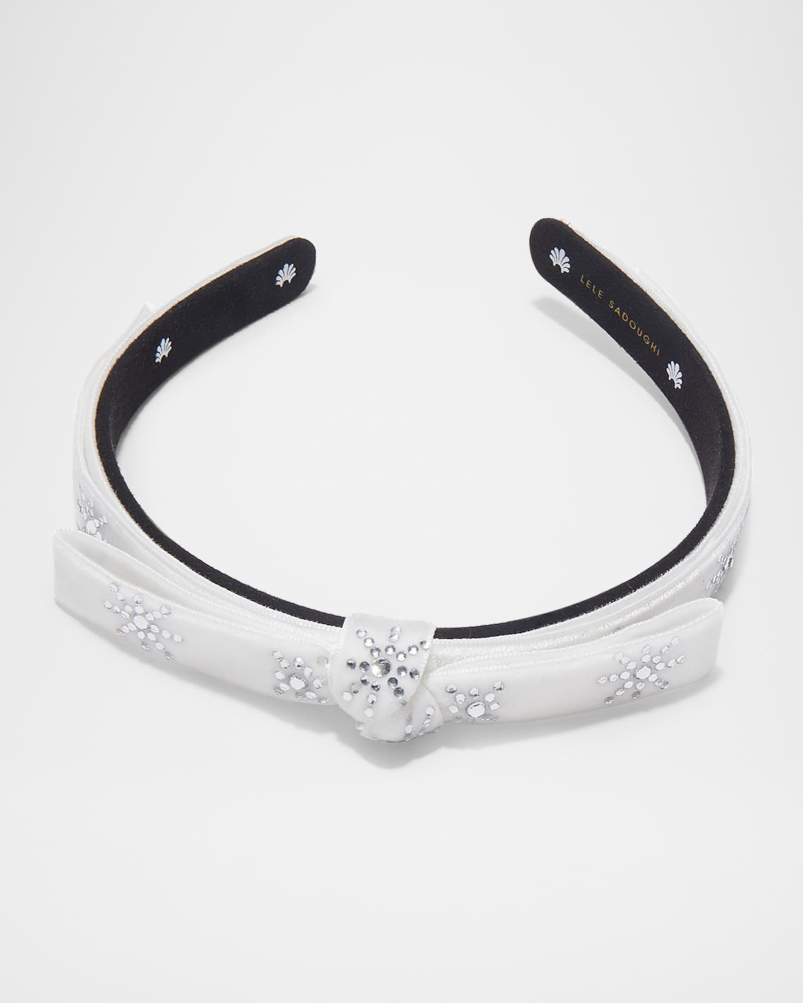 Lele Sadoughi Bardot Crystal Starlight Headband | Neiman Marcus