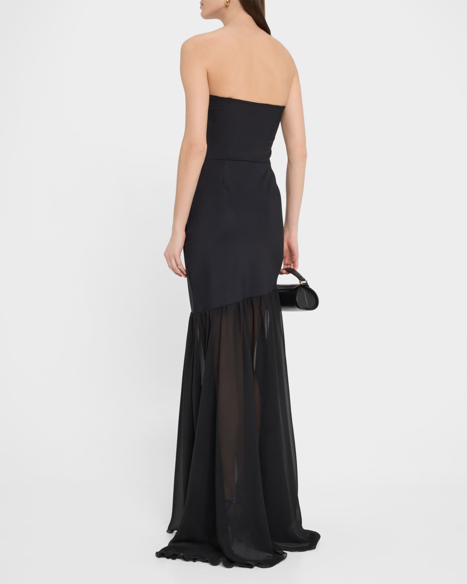 Chiara Boni La Petite Robe Strapless Illusion Skirt Gown | Neiman Marcus