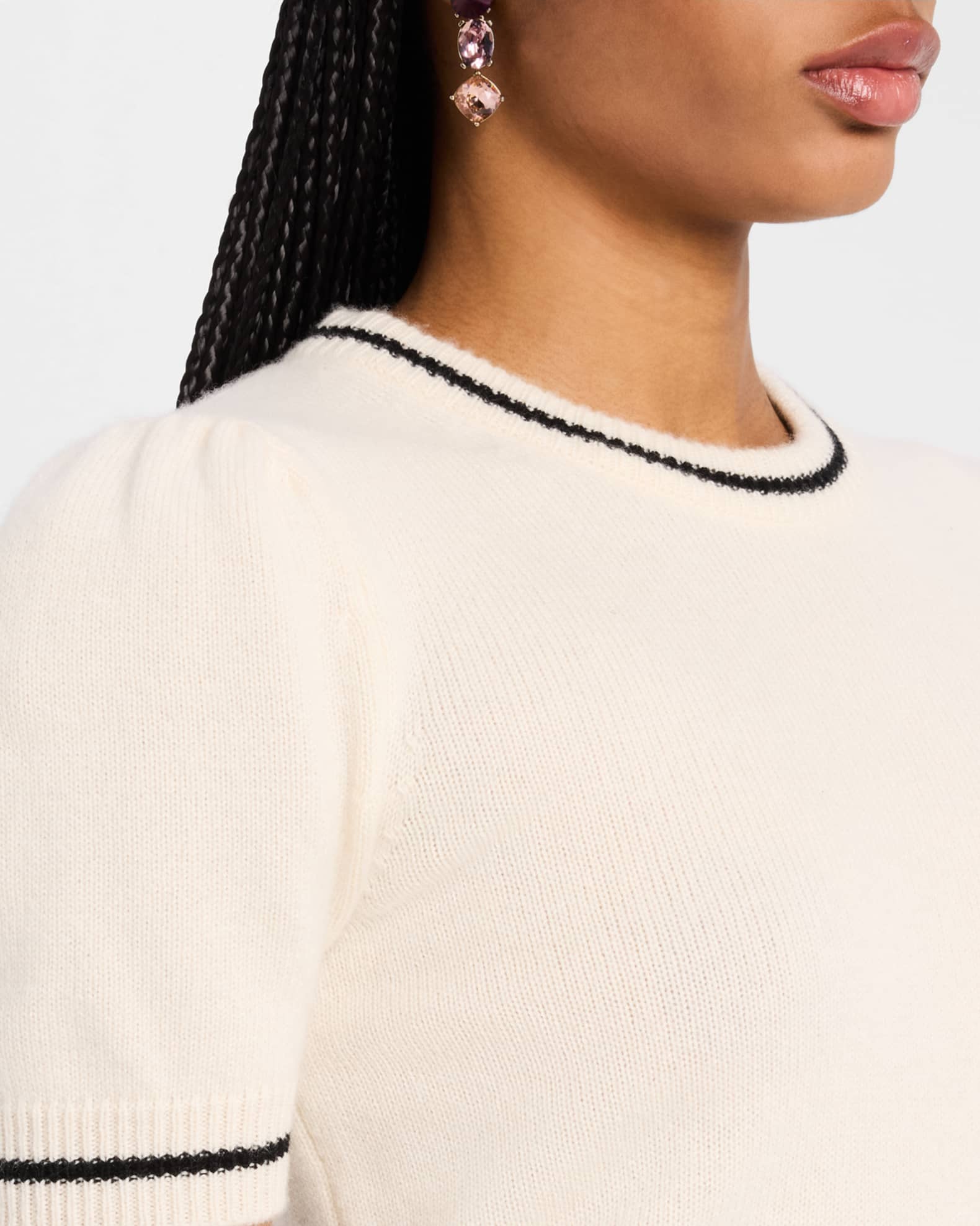 The Cashmere Gathered Sweater | Neiman Marcus