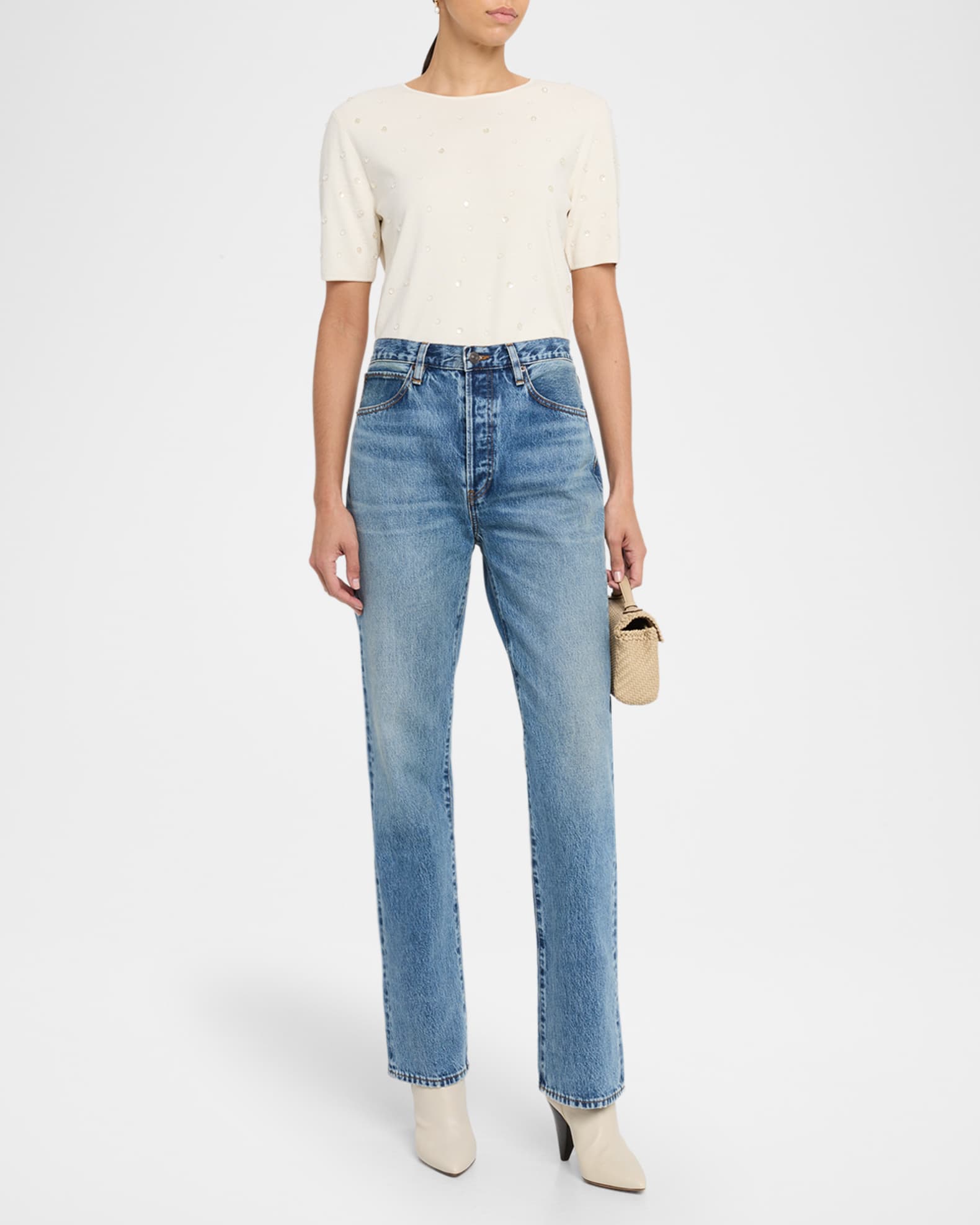 FRAME The Vertical Jeans | Neiman Marcus