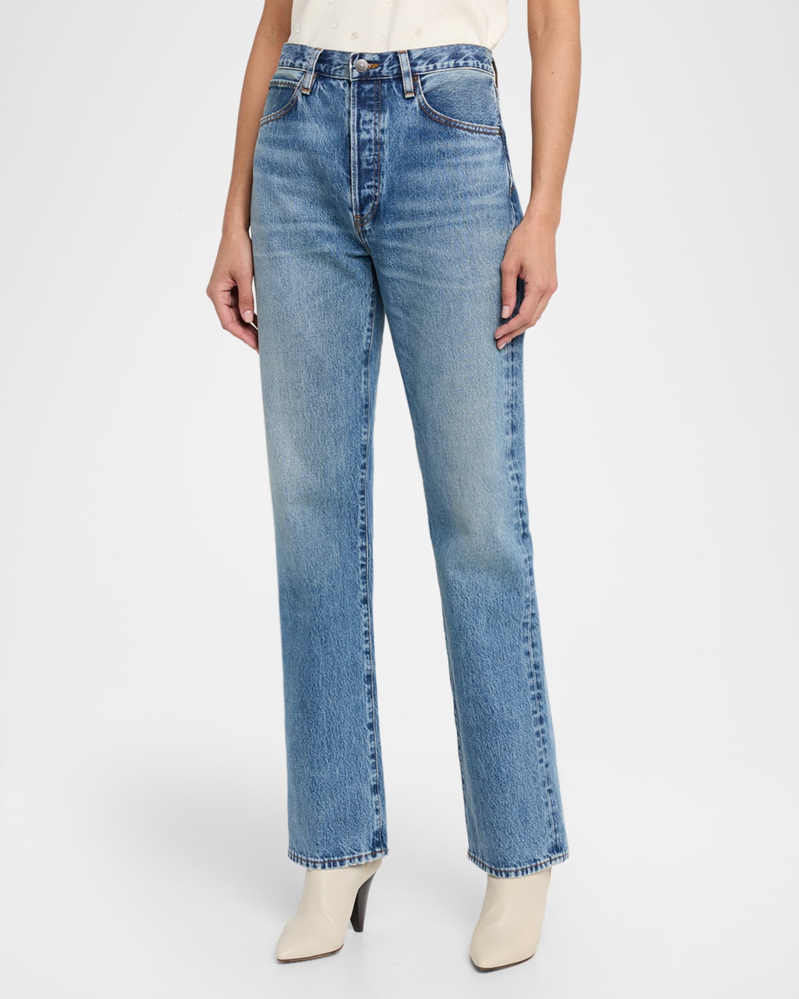 FRAME The Vertical Jeans | Neiman Marcus