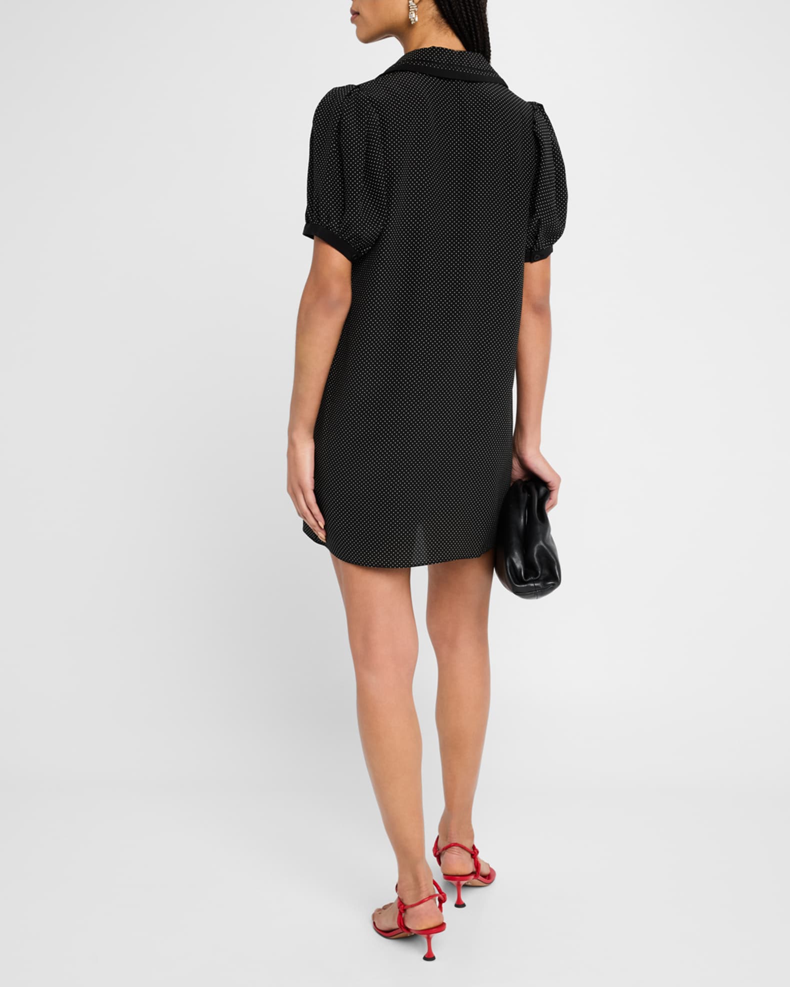 FRAME The Polka Dot Sailor Dress | Neiman Marcus