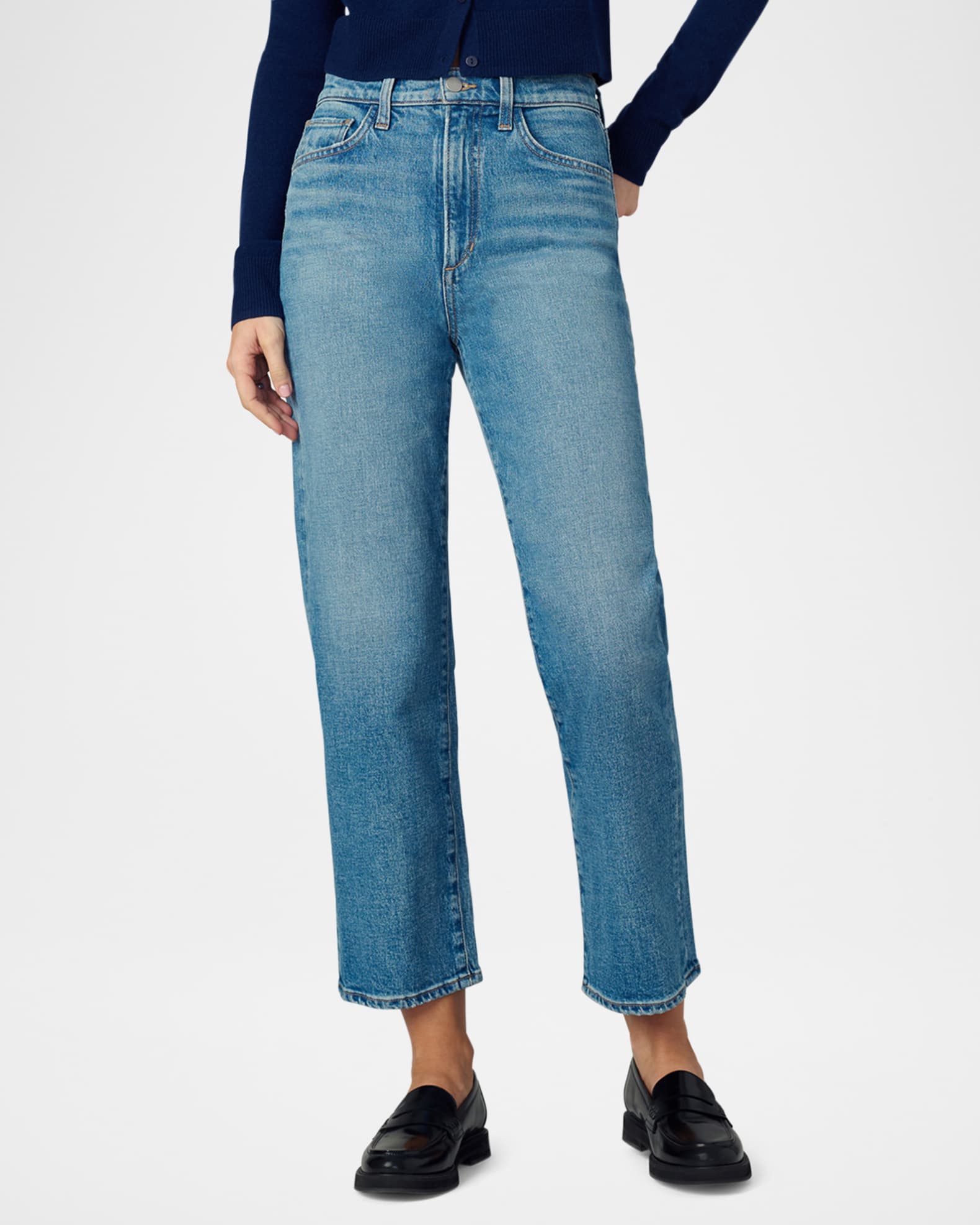 Joe's Jeans The Margot Crop Straight Jeans | Neiman Marcus