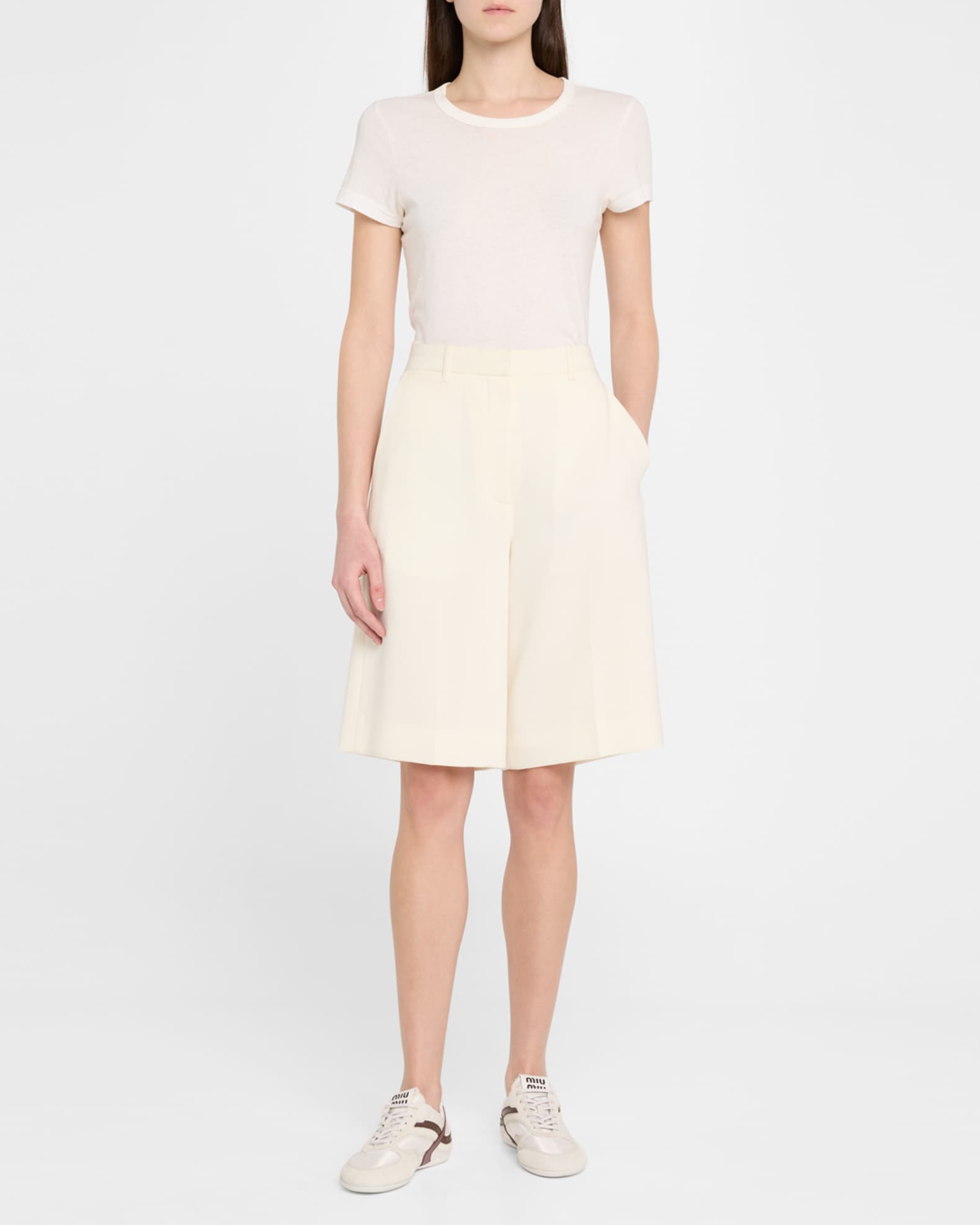 Miu Miu Colorblock Nylon Tech Runner Sneakers | Neiman Marcus