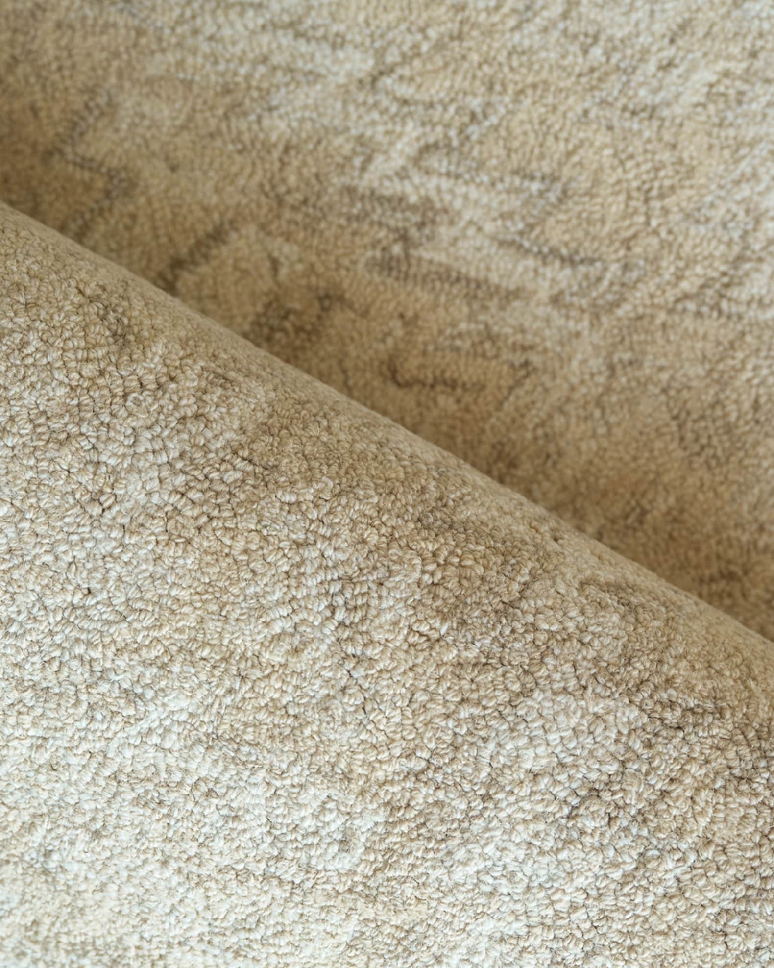 Exquisite Rugs Bargello Beige New Zealand Wool hand-tufted Area Rug ...