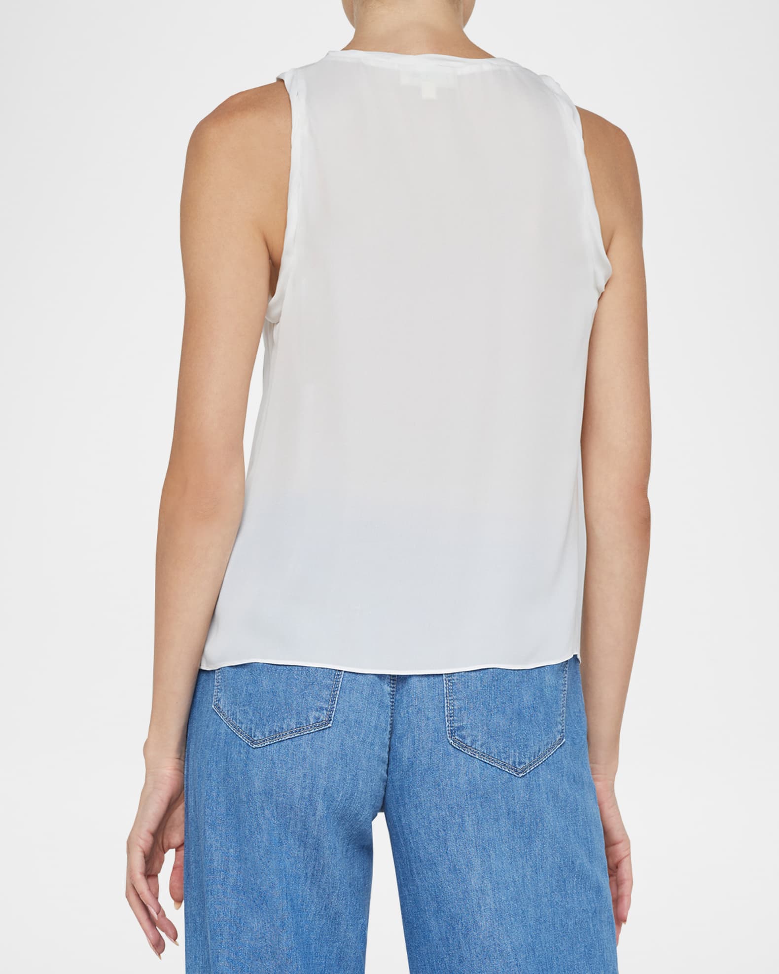 L'Agence Trixi Twisted Band Tank Top | Neiman Marcus
