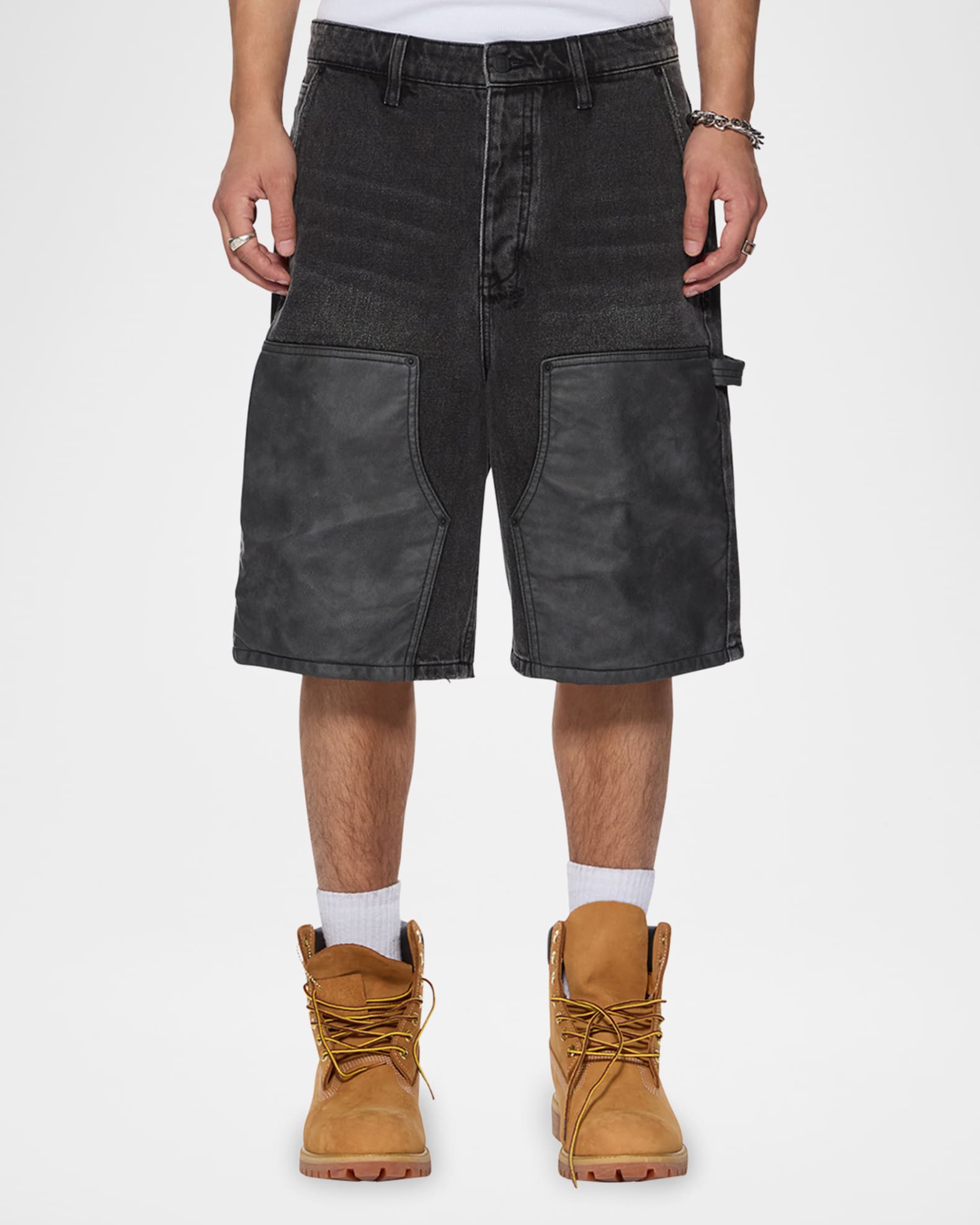 Ksubi Men's Maxx Operator Carpenter Shorts | Neiman Marcus
