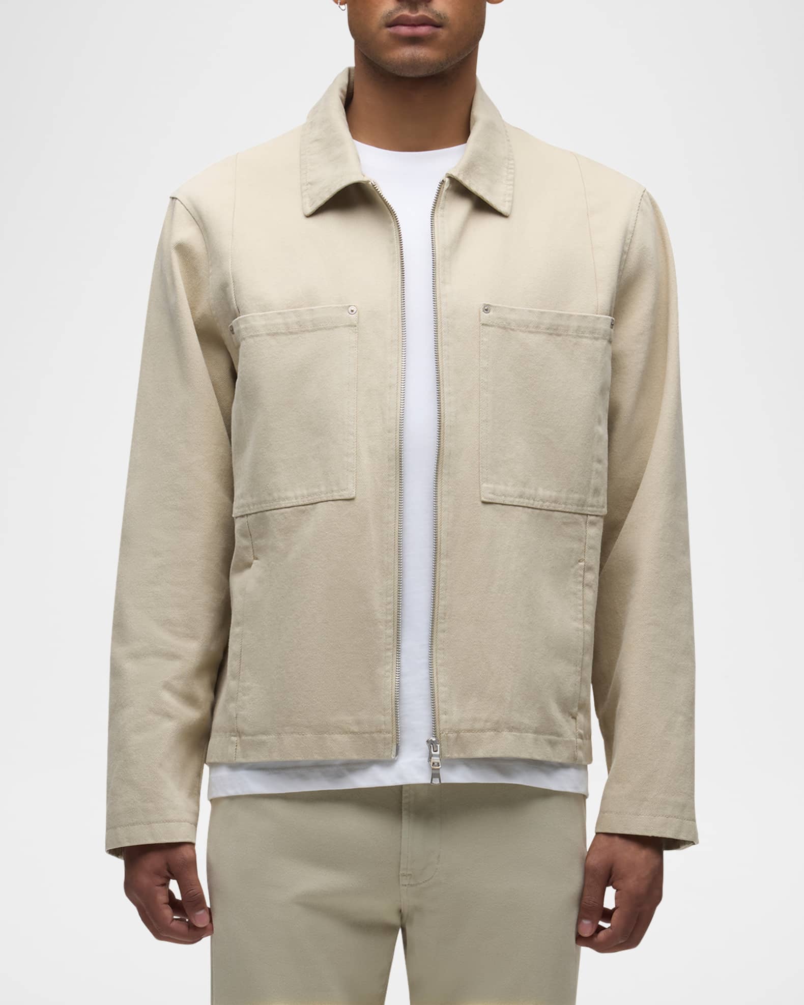 Hudson Men's Overdyed Twill Work Jacket | Neiman Marcus