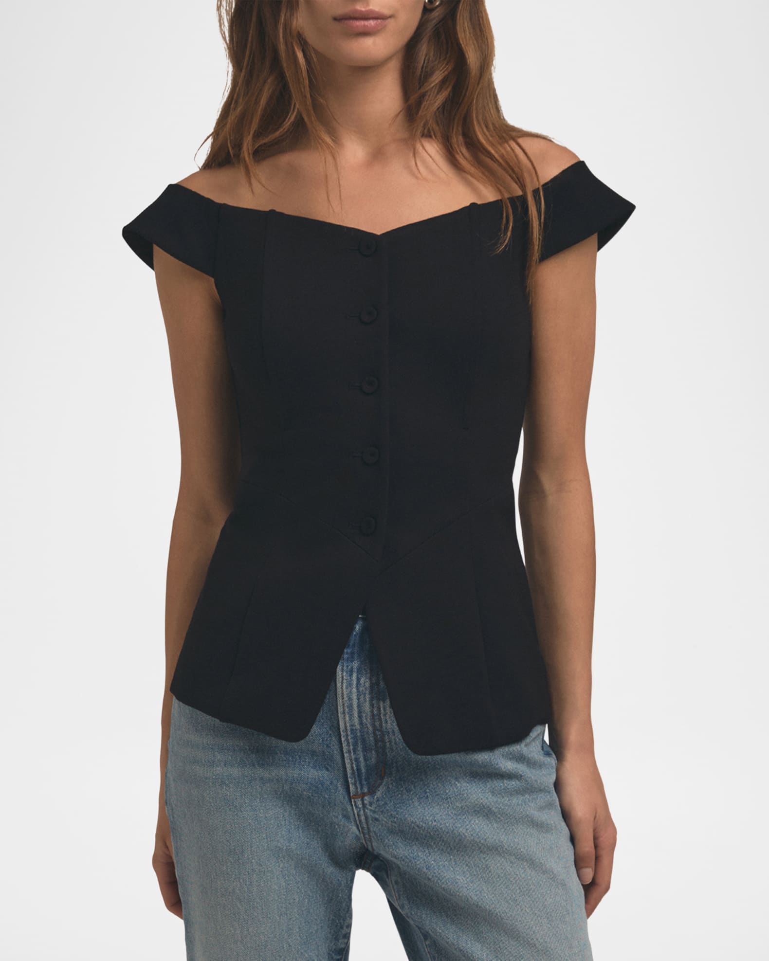 Favorite Daughter The One That I Want Button-Front Top | Neiman Marcus