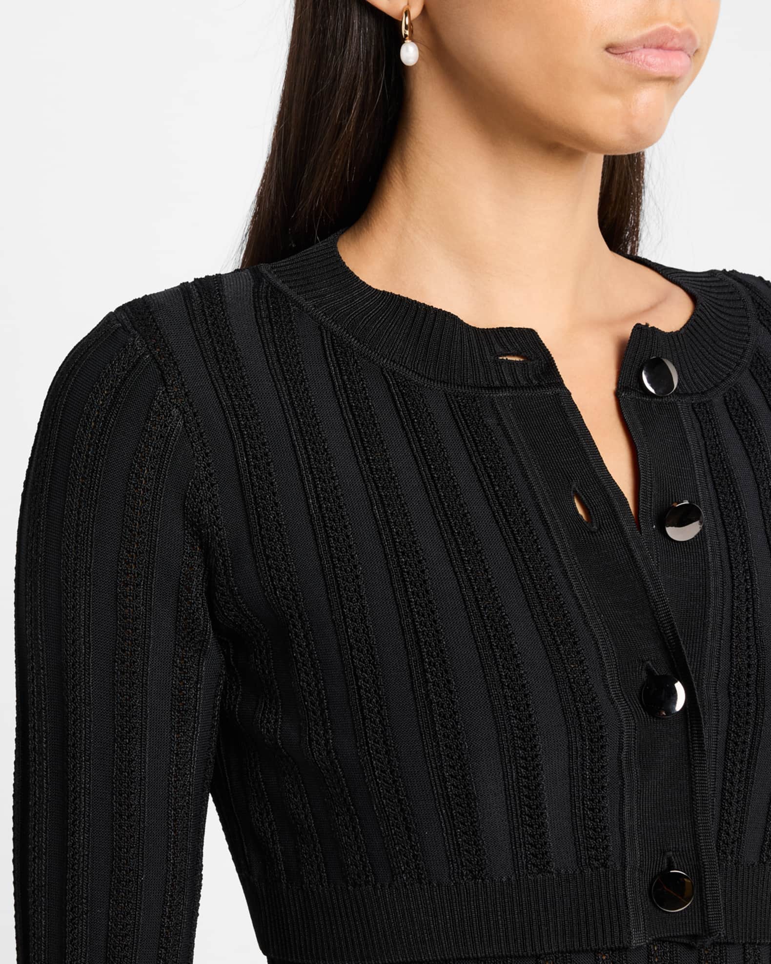 Toccin Gabrielle Micro Cardigan | Neiman Marcus