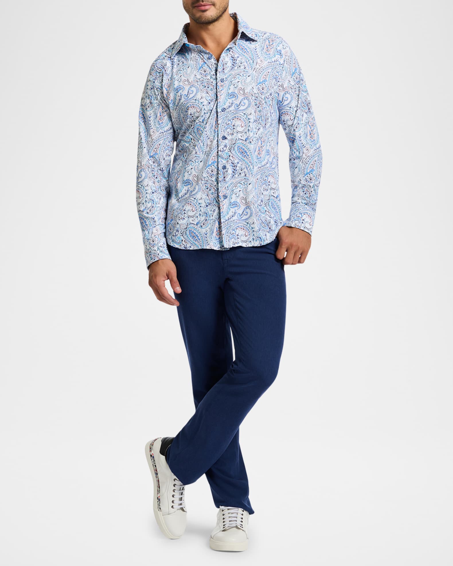 Robert Graham Men's Muir Paisley Sport Shirt | Neiman Marcus