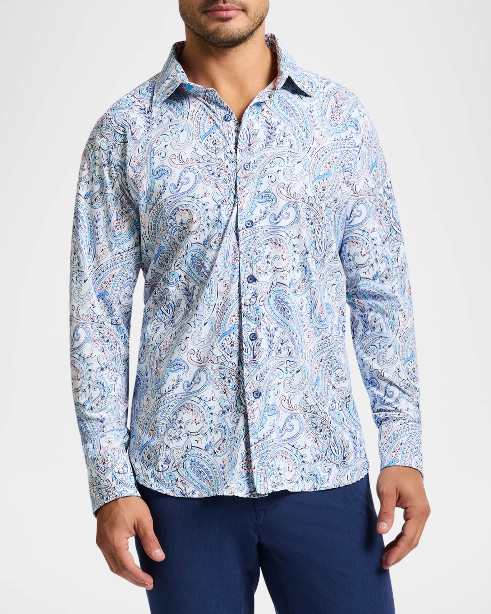 Robert Graham Men's Muir Paisley Sport Shirt | Neiman Marcus