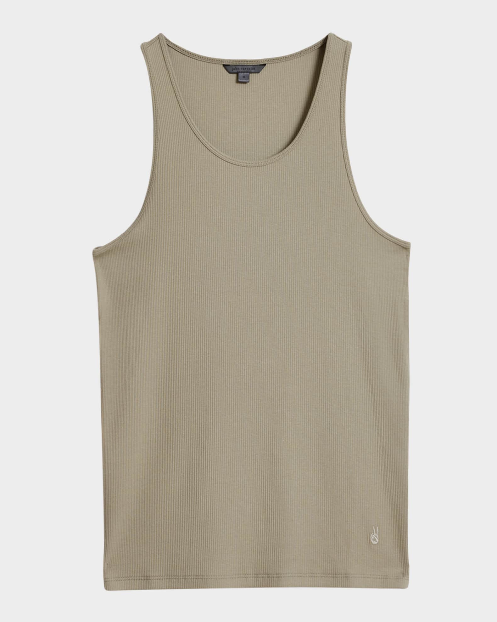 John Varvatos Men's Olin Ribbed Tank Top | Neiman Marcus