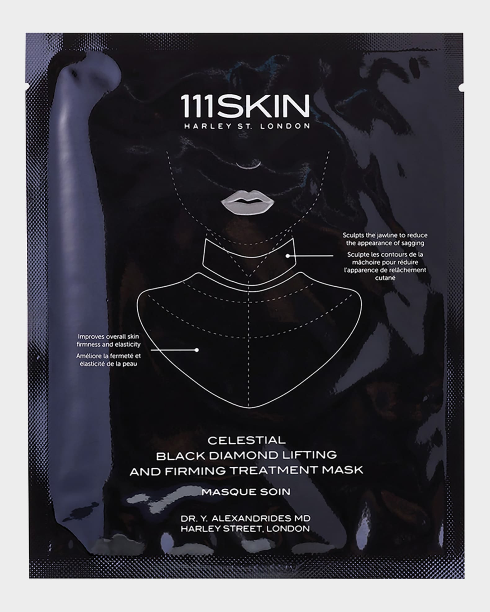111SKIN Black Diamond Lifting & Firming Neck Mask, 5 Count | Neiman Marcus