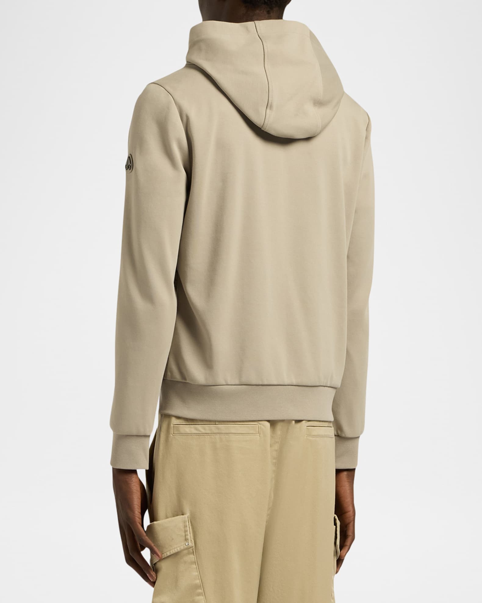 Moose Knuckles Men's Air Down Garnier Hybrid Hoodie | Neiman Marcus