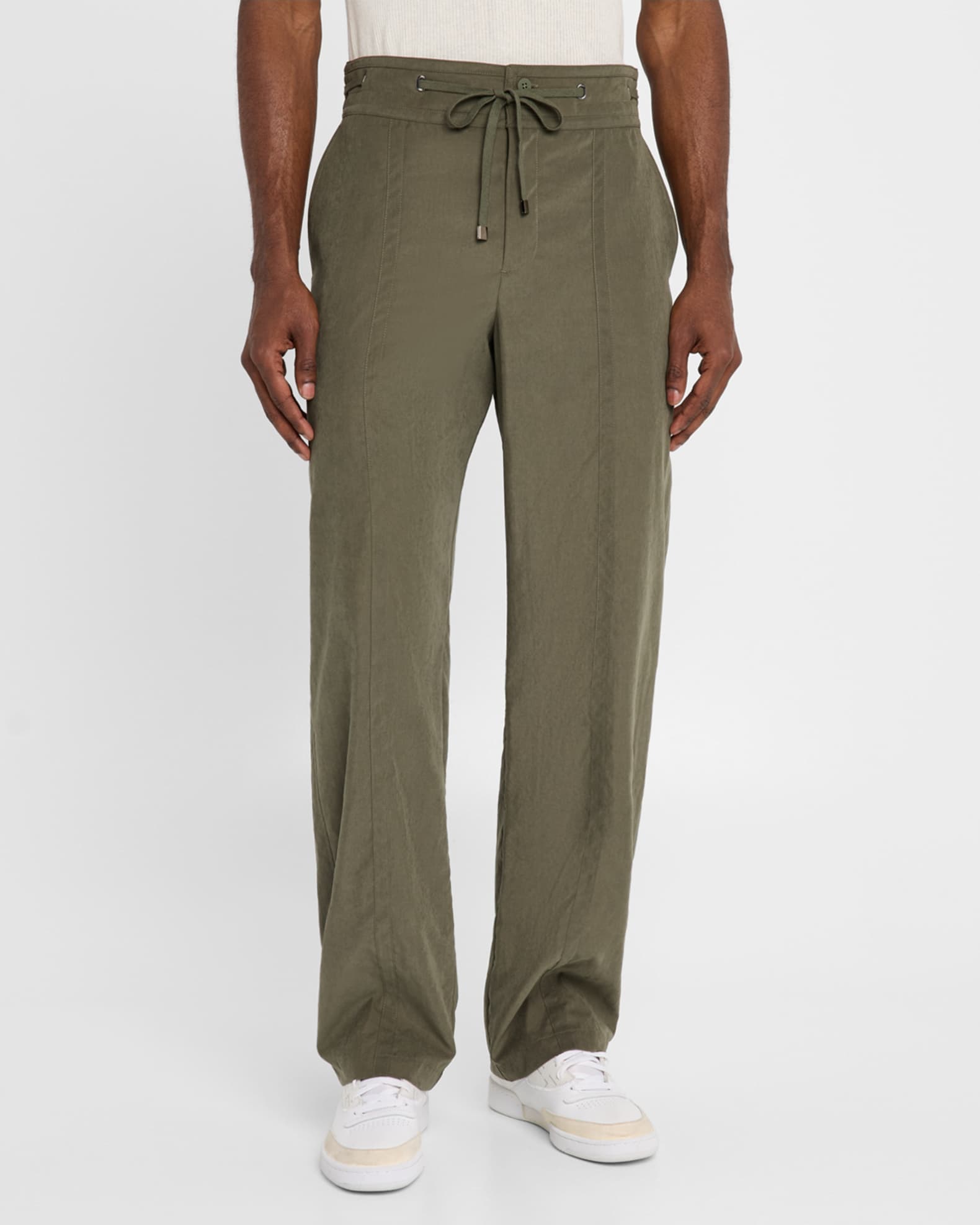 SIMKHAI Men's Casual Drawstring Trousers | Neiman Marcus
