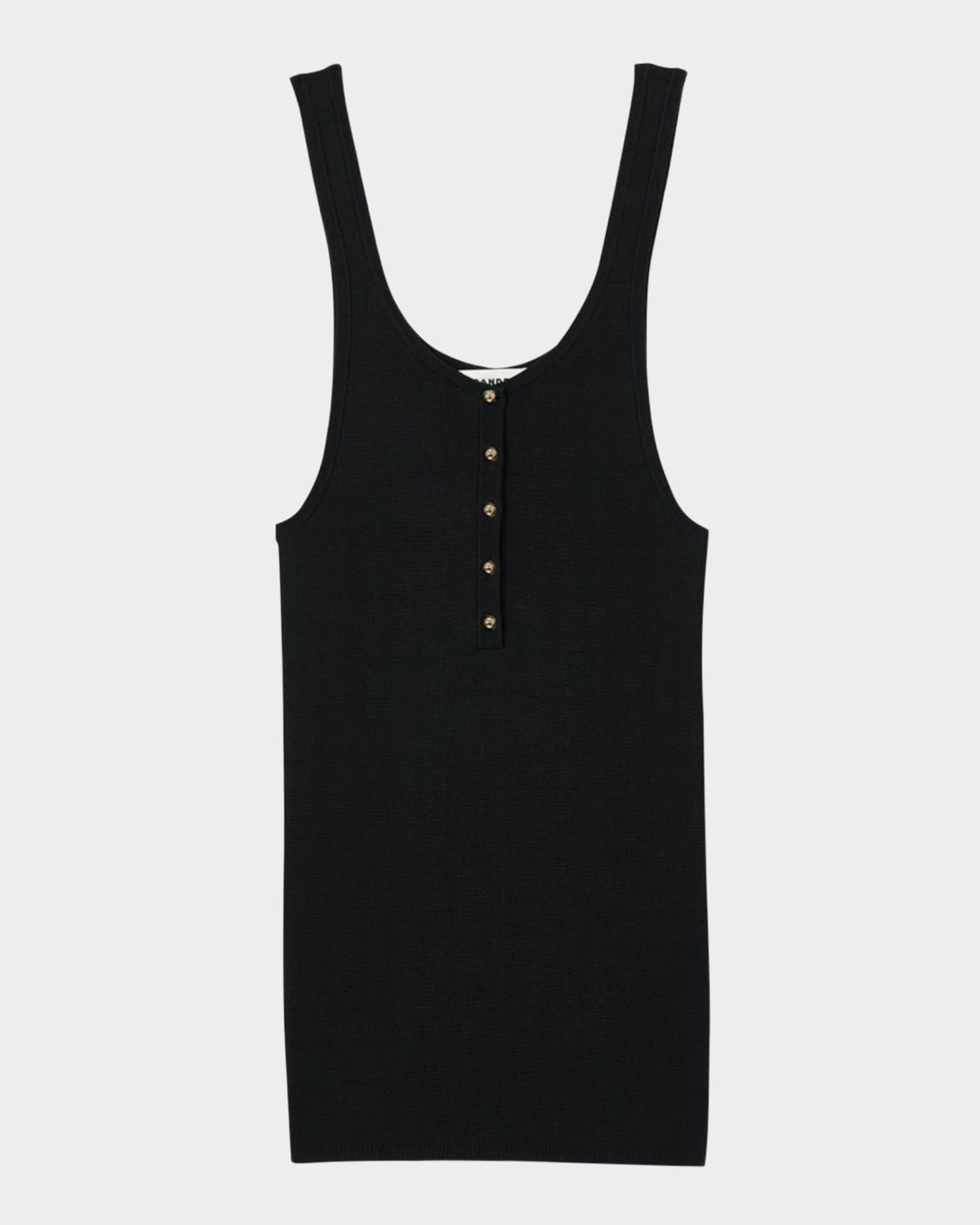 Sandro Grenat Buttoned Tank Top | Neiman Marcus