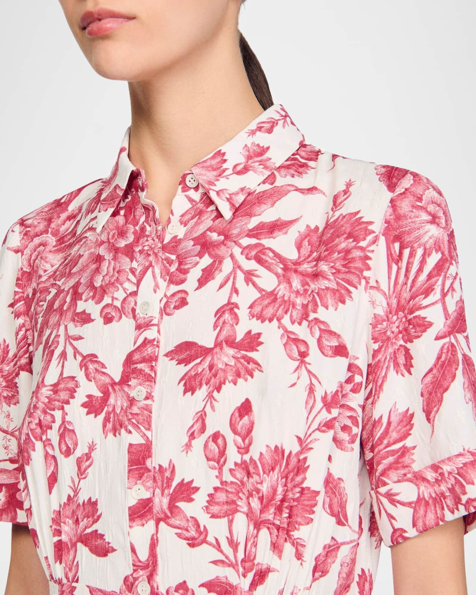Sandro Josephina Midi Shirtdress | Neiman Marcus