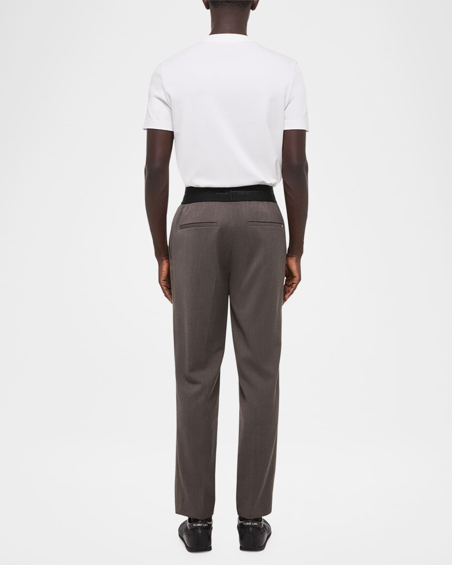 Helmut Lang Men's Tapered Pull-On Trousers | Neiman Marcus