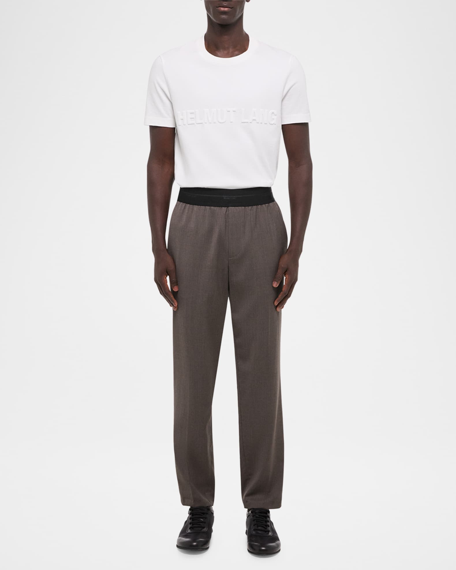 Helmut Lang Men's Tapered Pull-On Trousers | Neiman Marcus