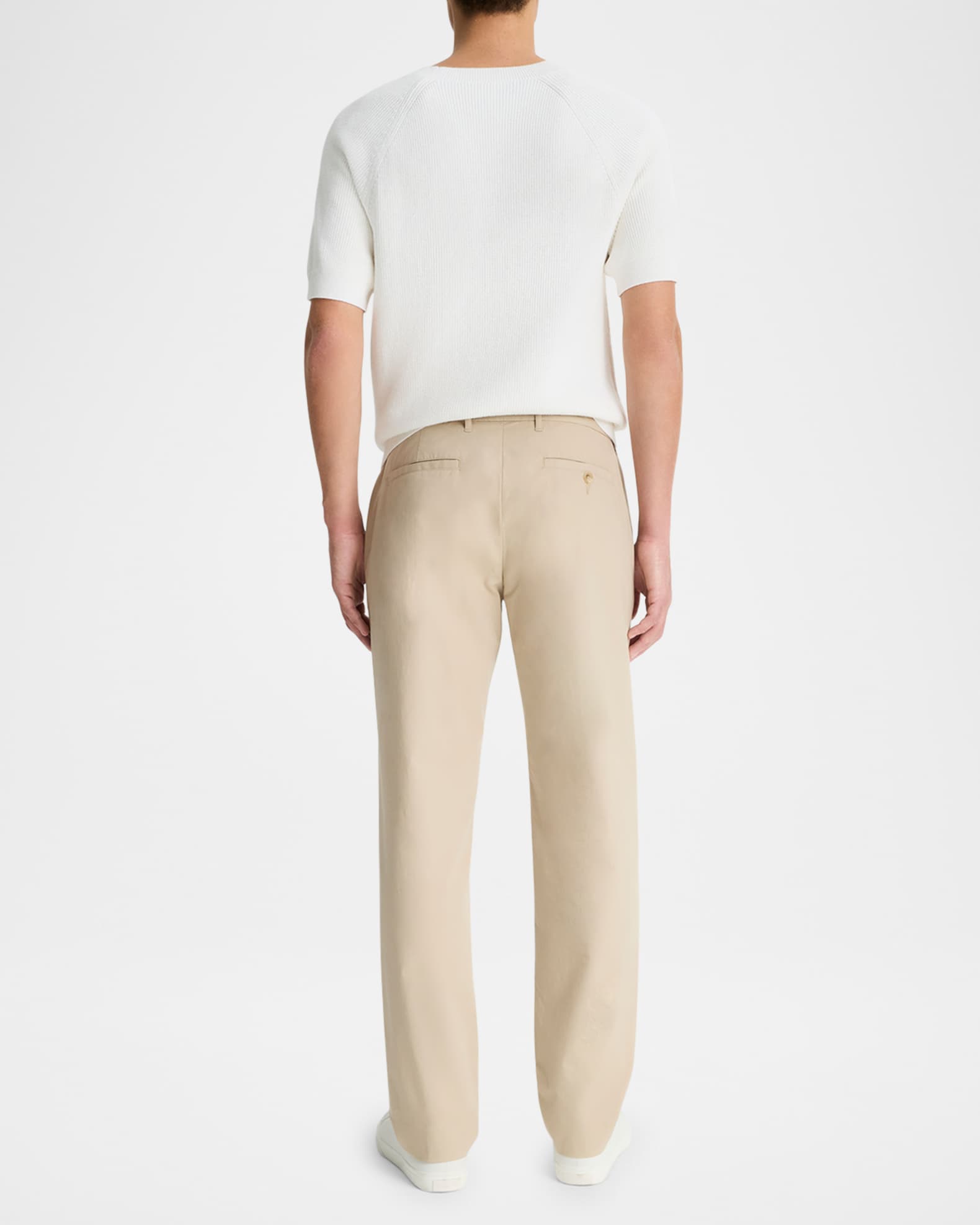 Men's Extended-Tab Cotton Pants | Neiman Marcus