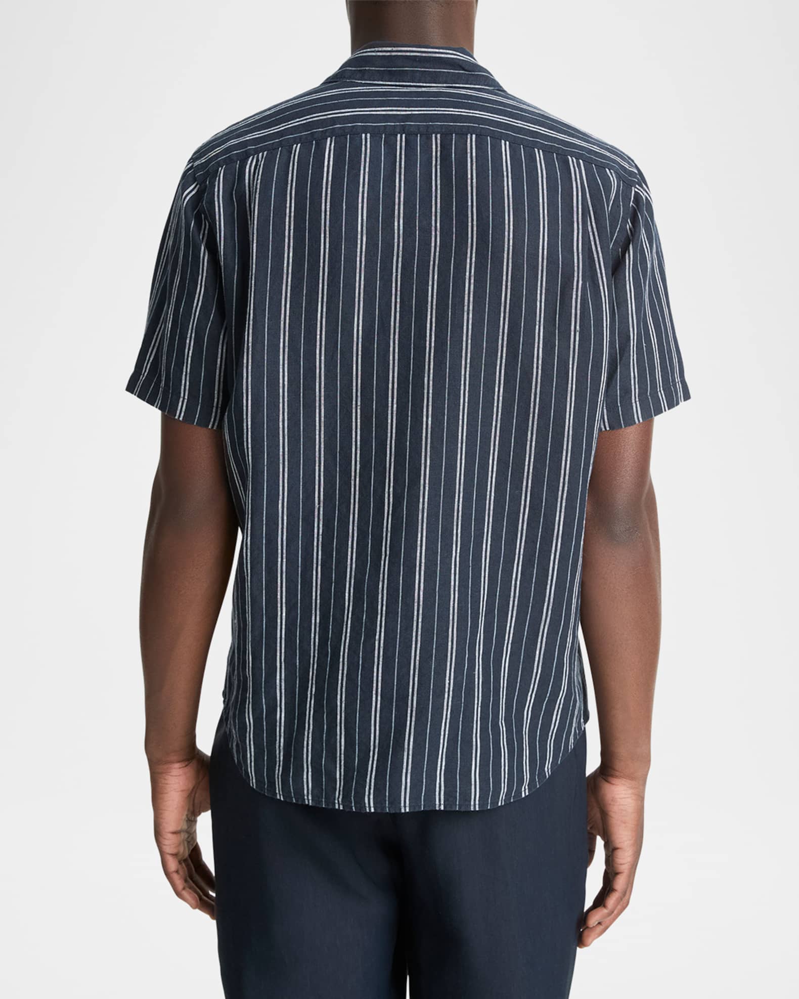 Vince Men's Classic Striped Sport Shirt | Neiman Marcus