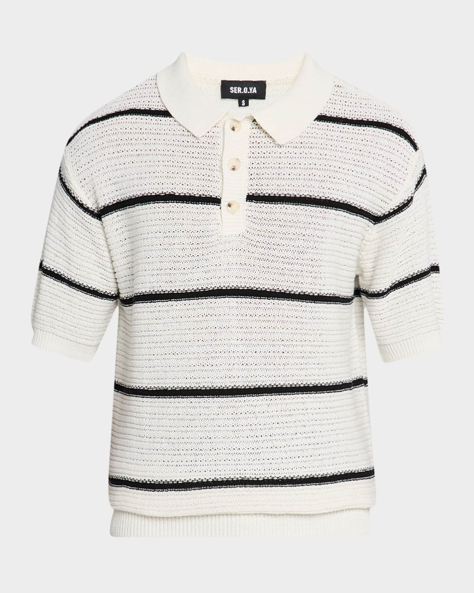 SEROYA Men's Samuel Knit Polo Shirt | Neiman Marcus