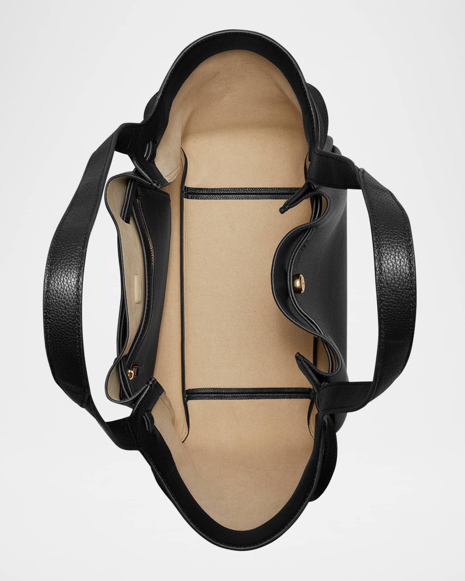 Tory Burch Romy Pebbled Leather Tote Bag | Neiman Marcus