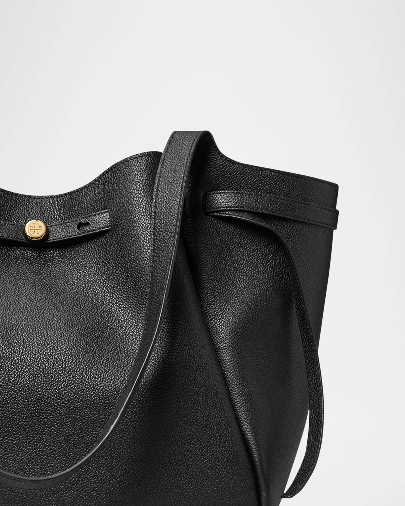 Tory Burch Romy Pebbled Leather Tote Bag | Neiman Marcus