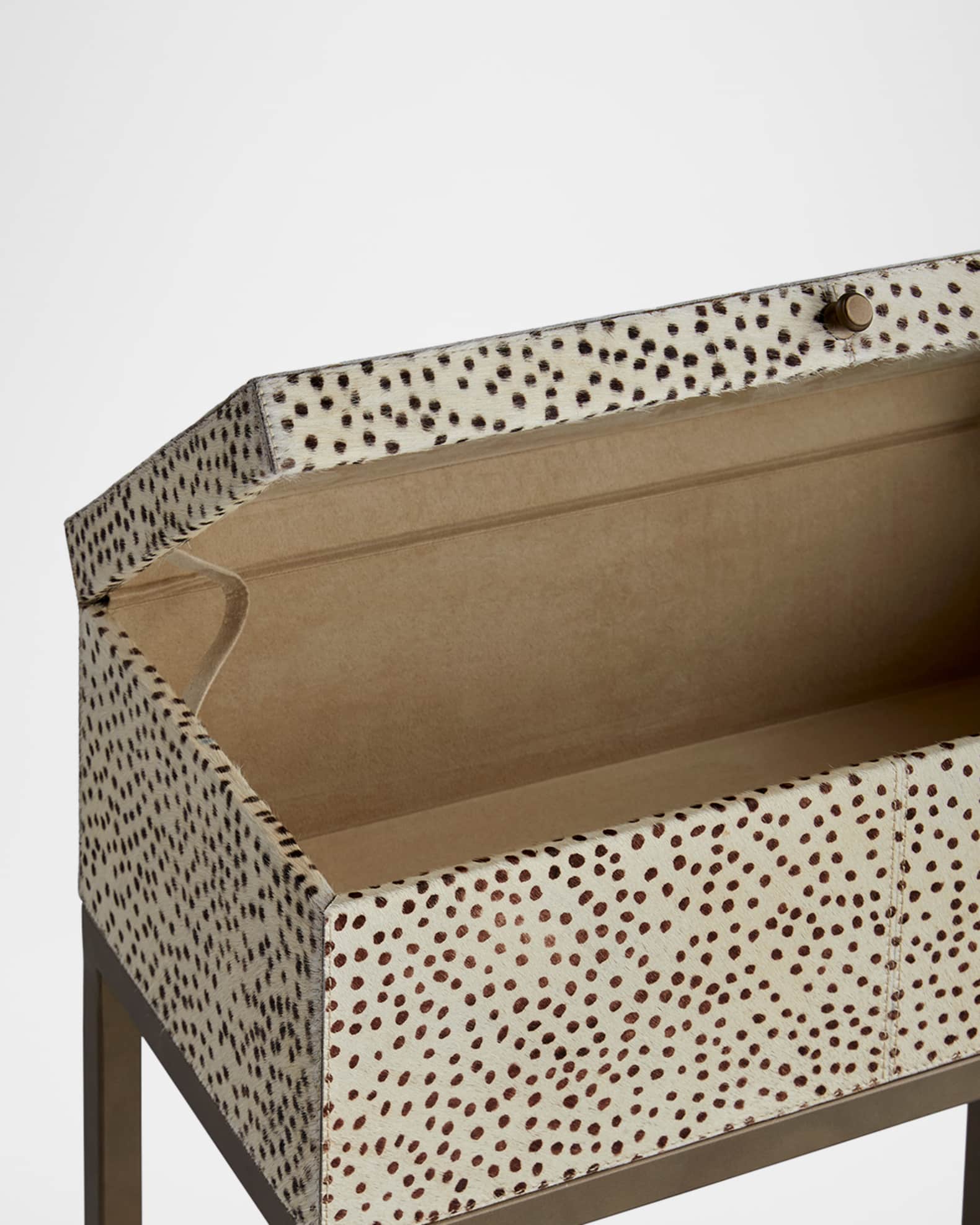 Durban Box on Stand Side Table | Neiman Marcus