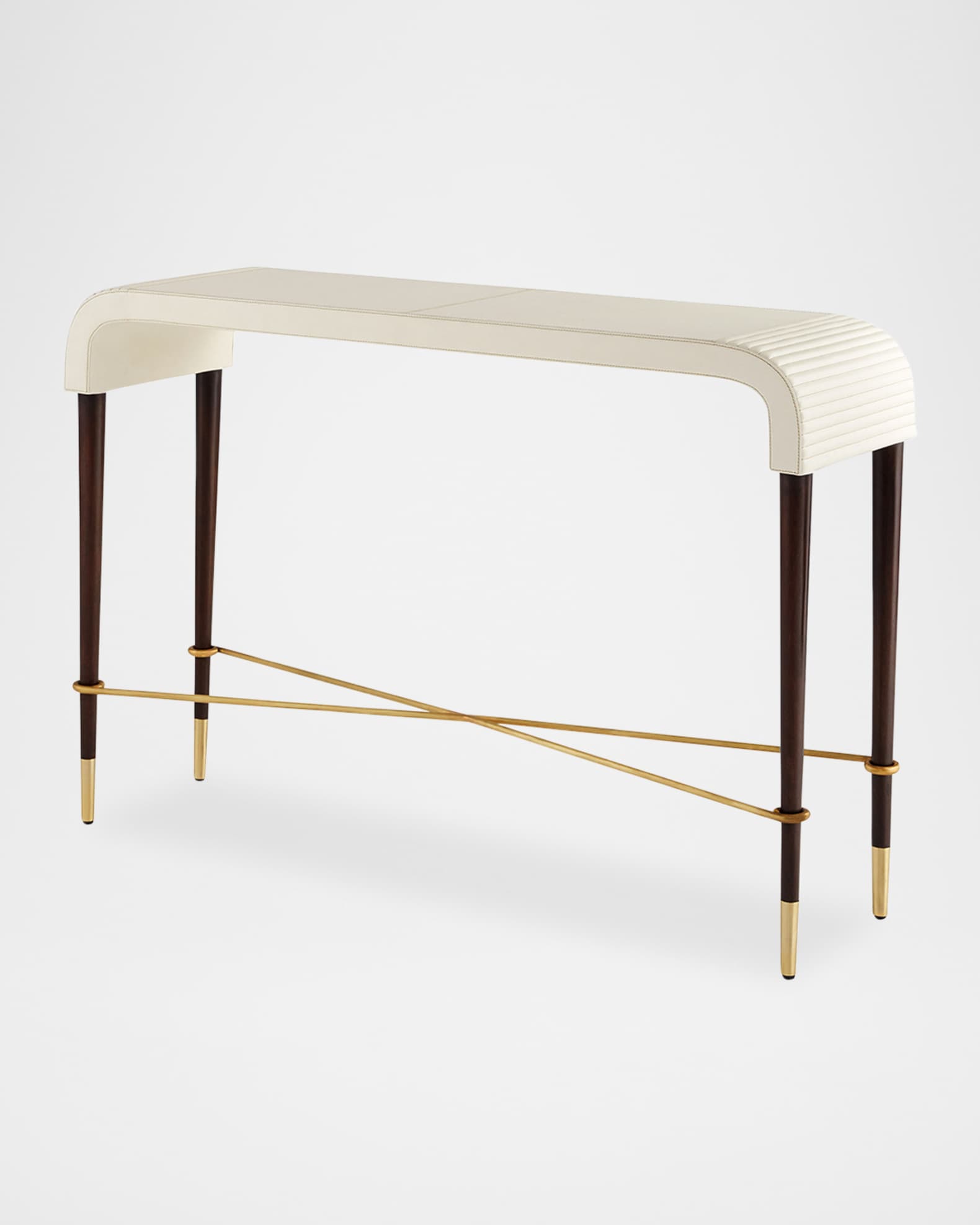 Nova Leather Console Table | Neiman Marcus