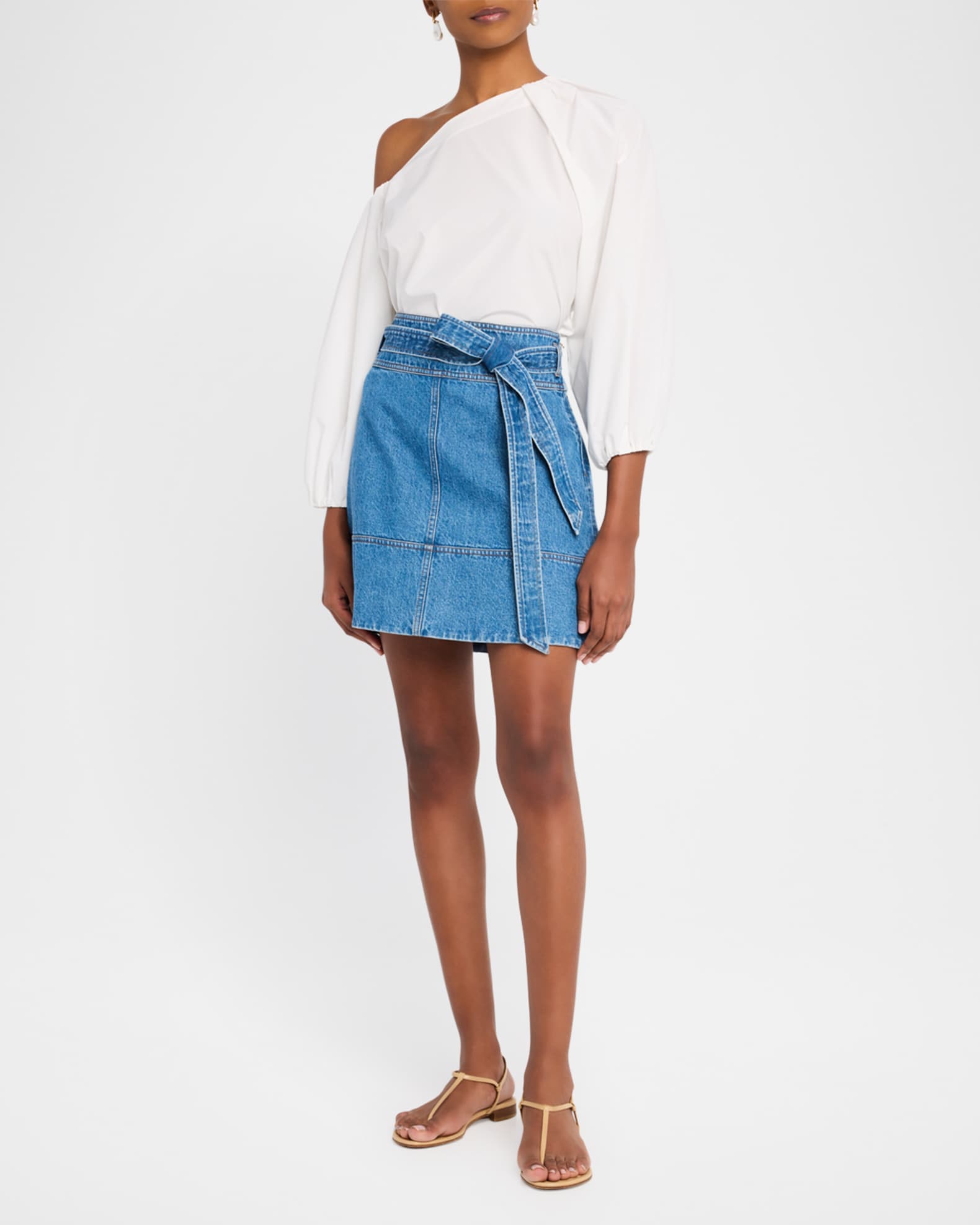 Tanya Taylor Tabitha One-Shoulder Top | Neiman Marcus