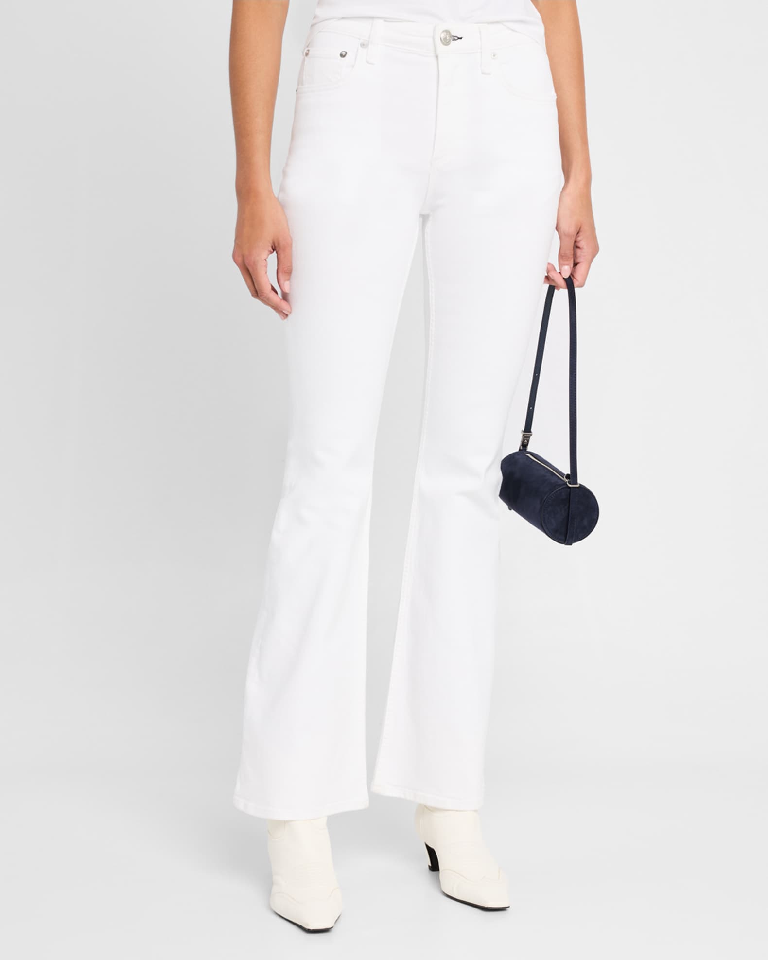 Rag & Bone Flexi Dahlia Mid-Rise Flare Jeans | Neiman Marcus