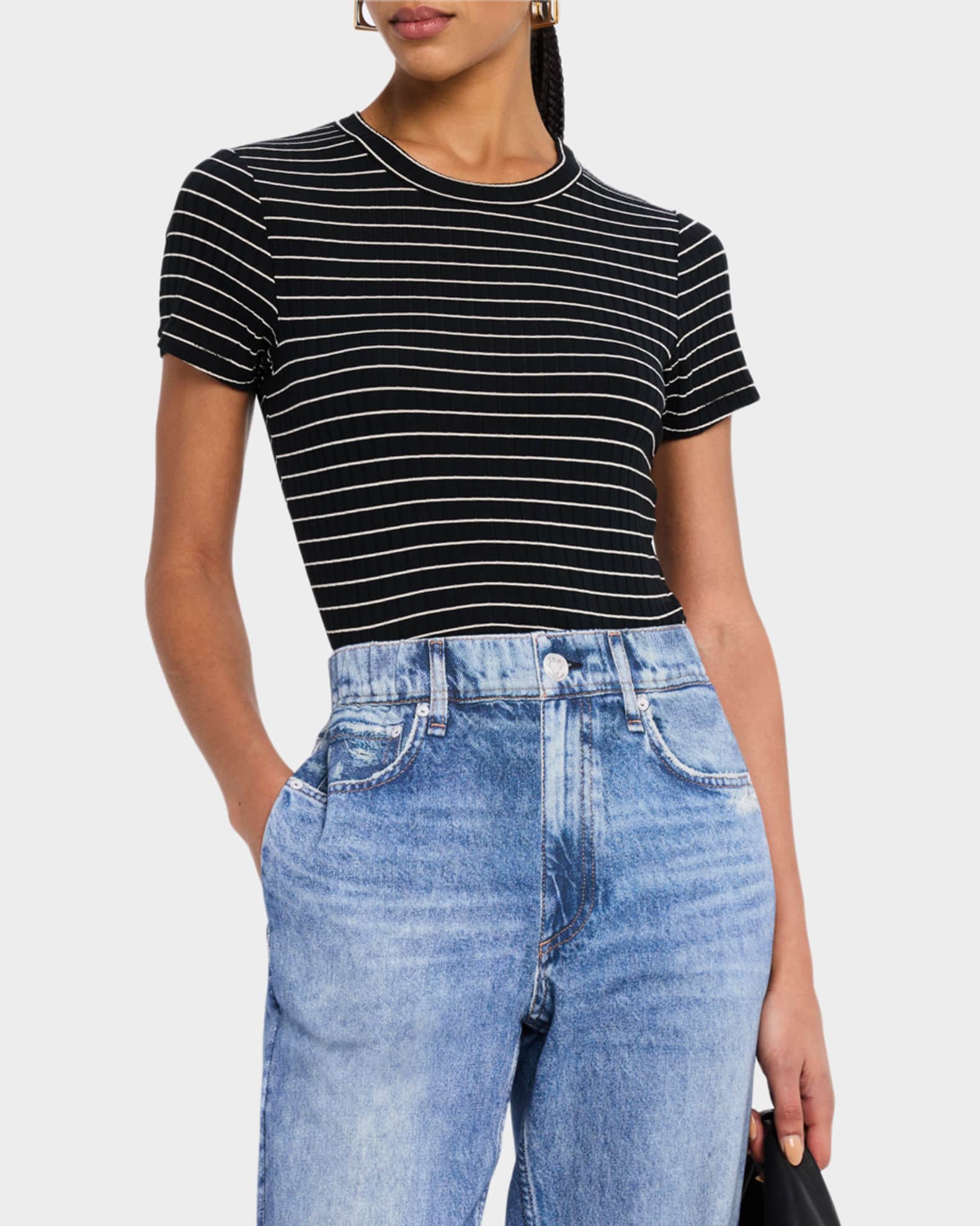 Luca Stripe Baby Tee | Neiman Marcus