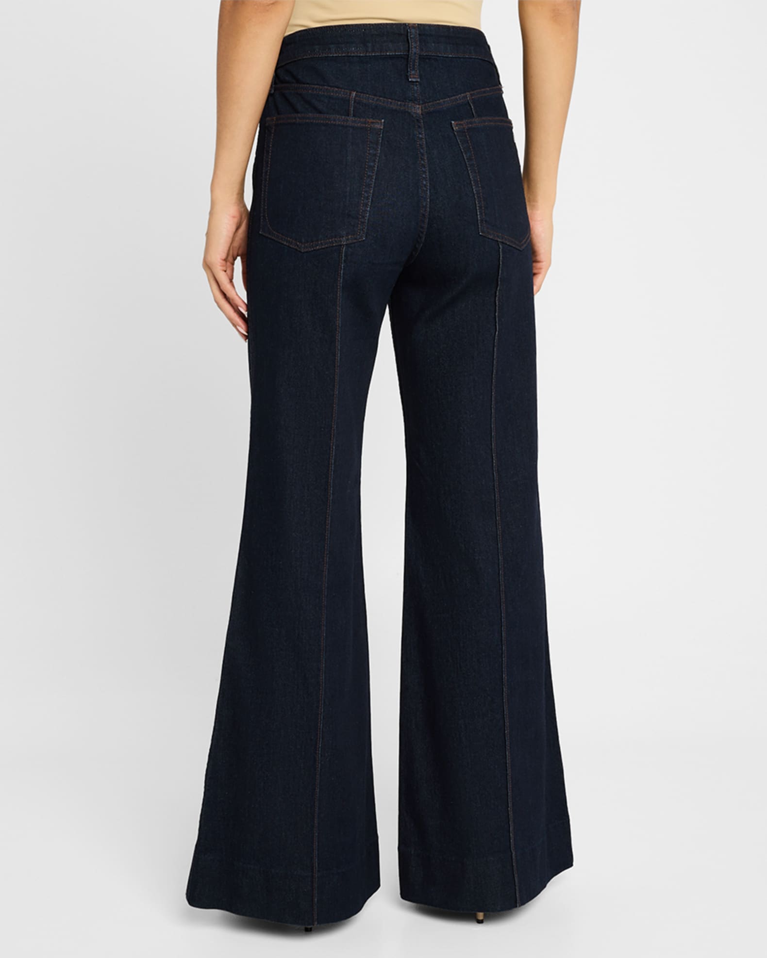 Rag & Bone Skylar High-Rise Trouser Jeans | Neiman Marcus