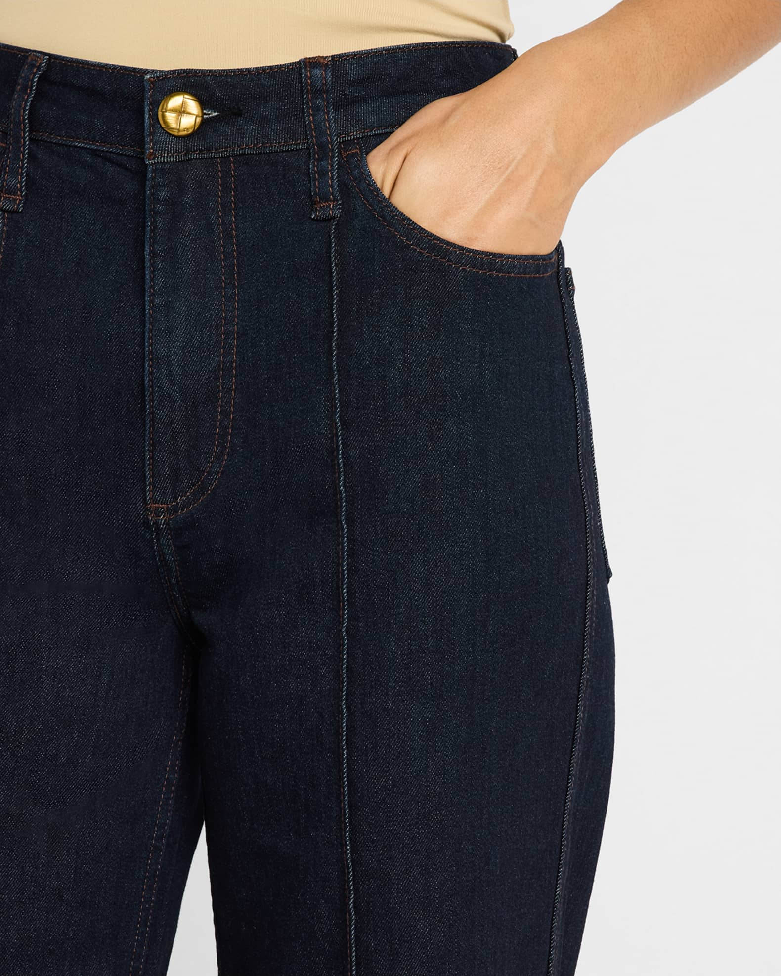 Rag & Bone Skylar High-Rise Trouser Jeans | Neiman Marcus