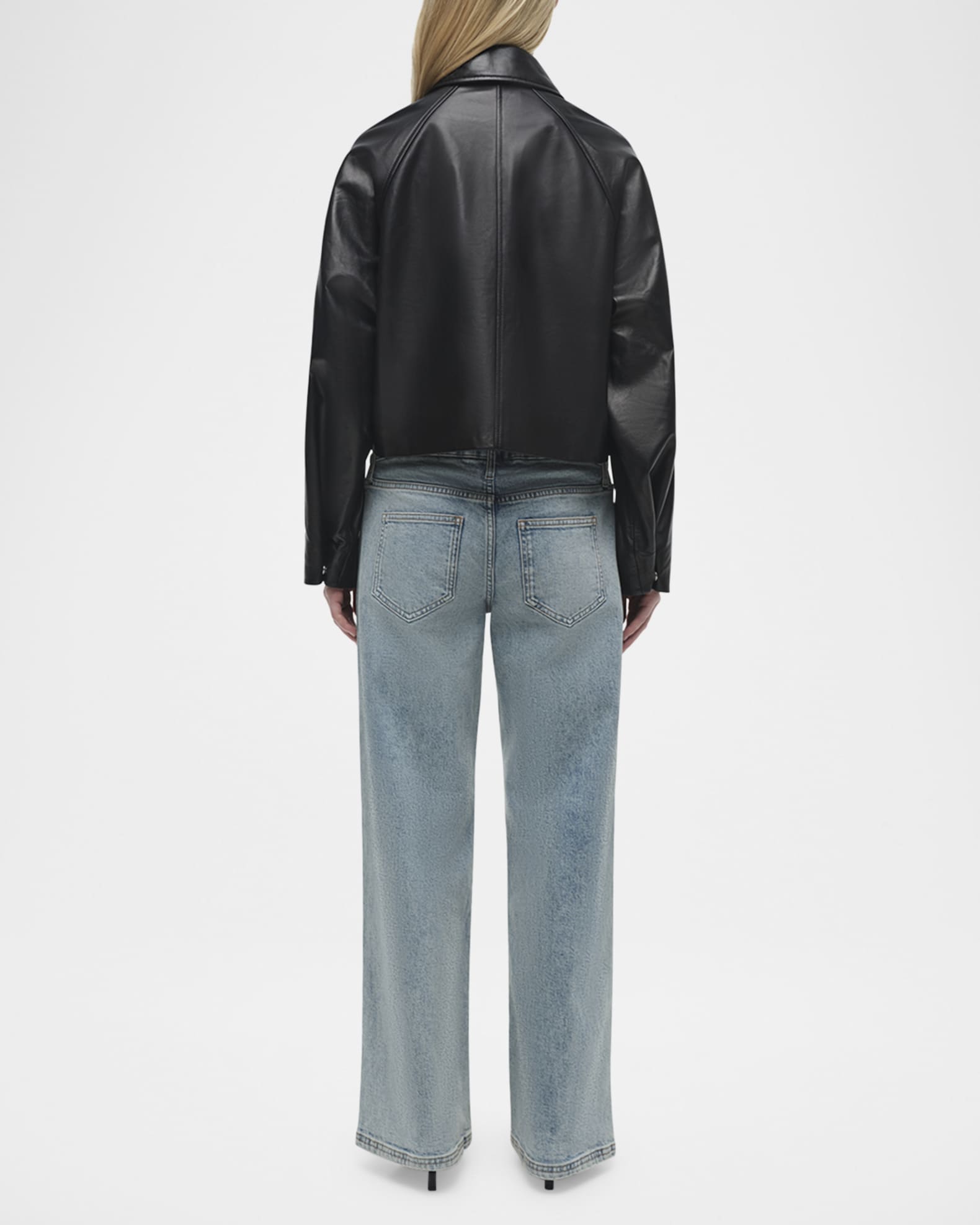 SIMKHAI Everli Leather Jacket | Neiman Marcus