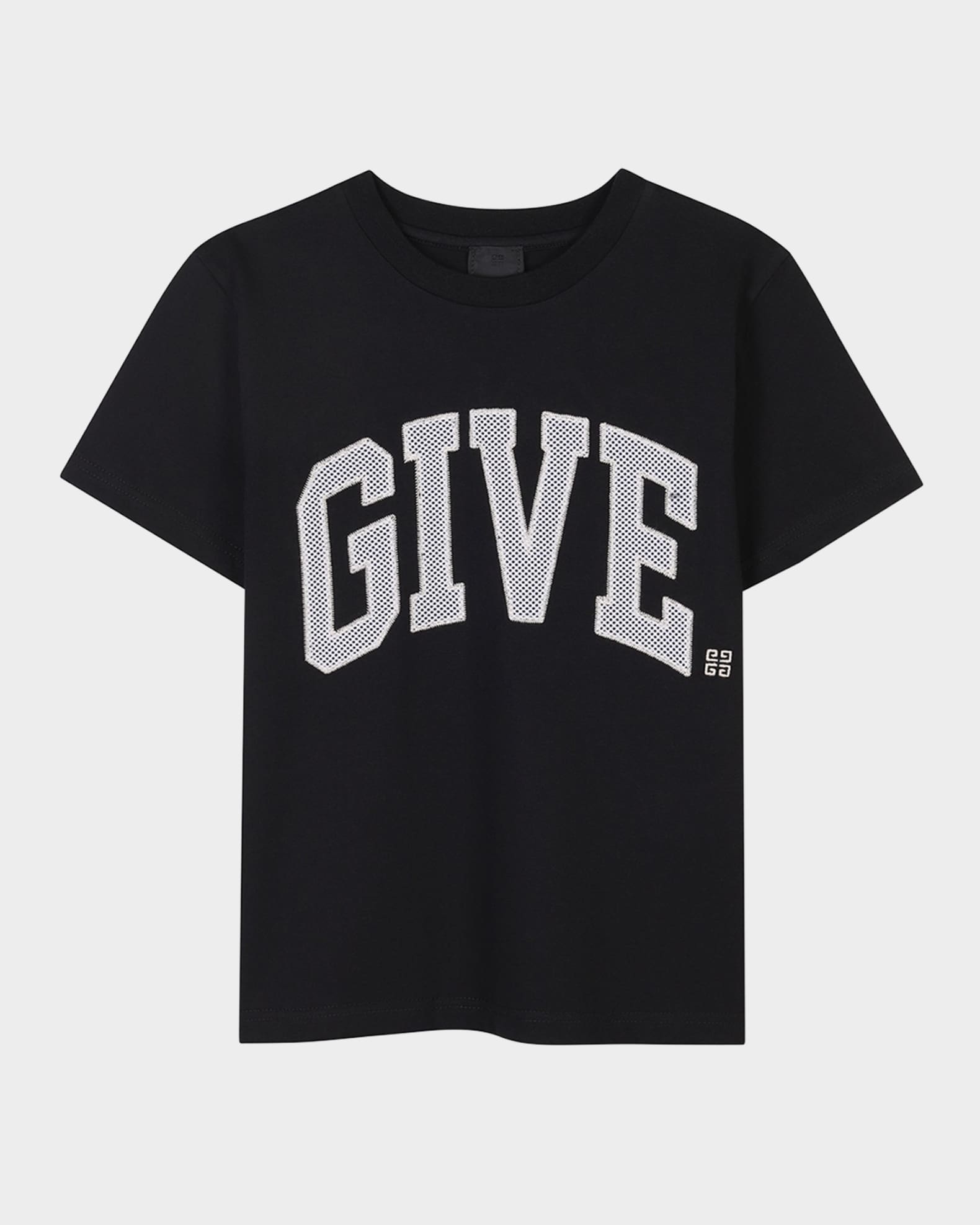 Givenchy Boy's Embroidered Wrap Around Logo-Print T-Shirt, Size 4-6 ...