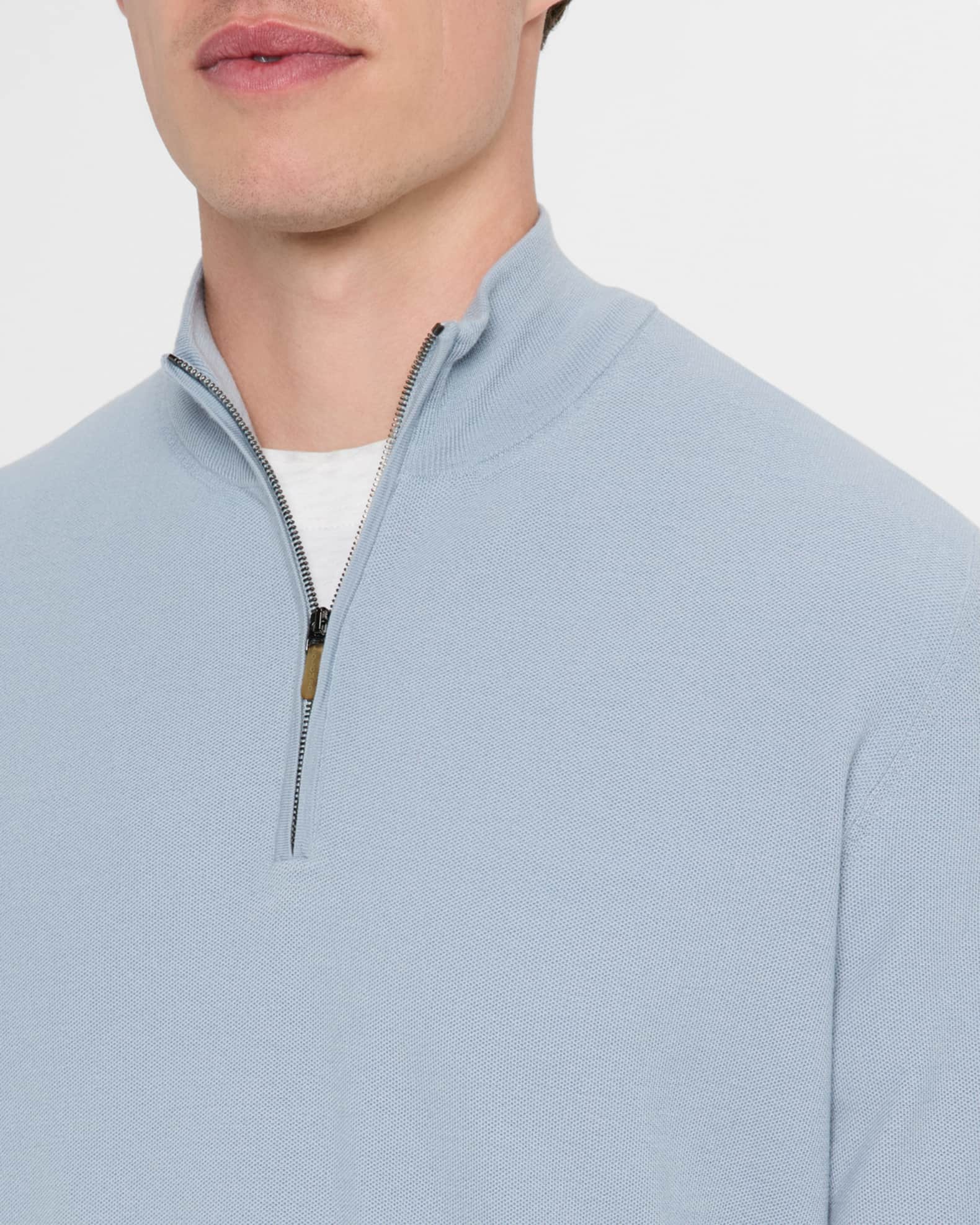 Colombo Men's Kid Wool Quarter-Zip Sweater | Neiman Marcus