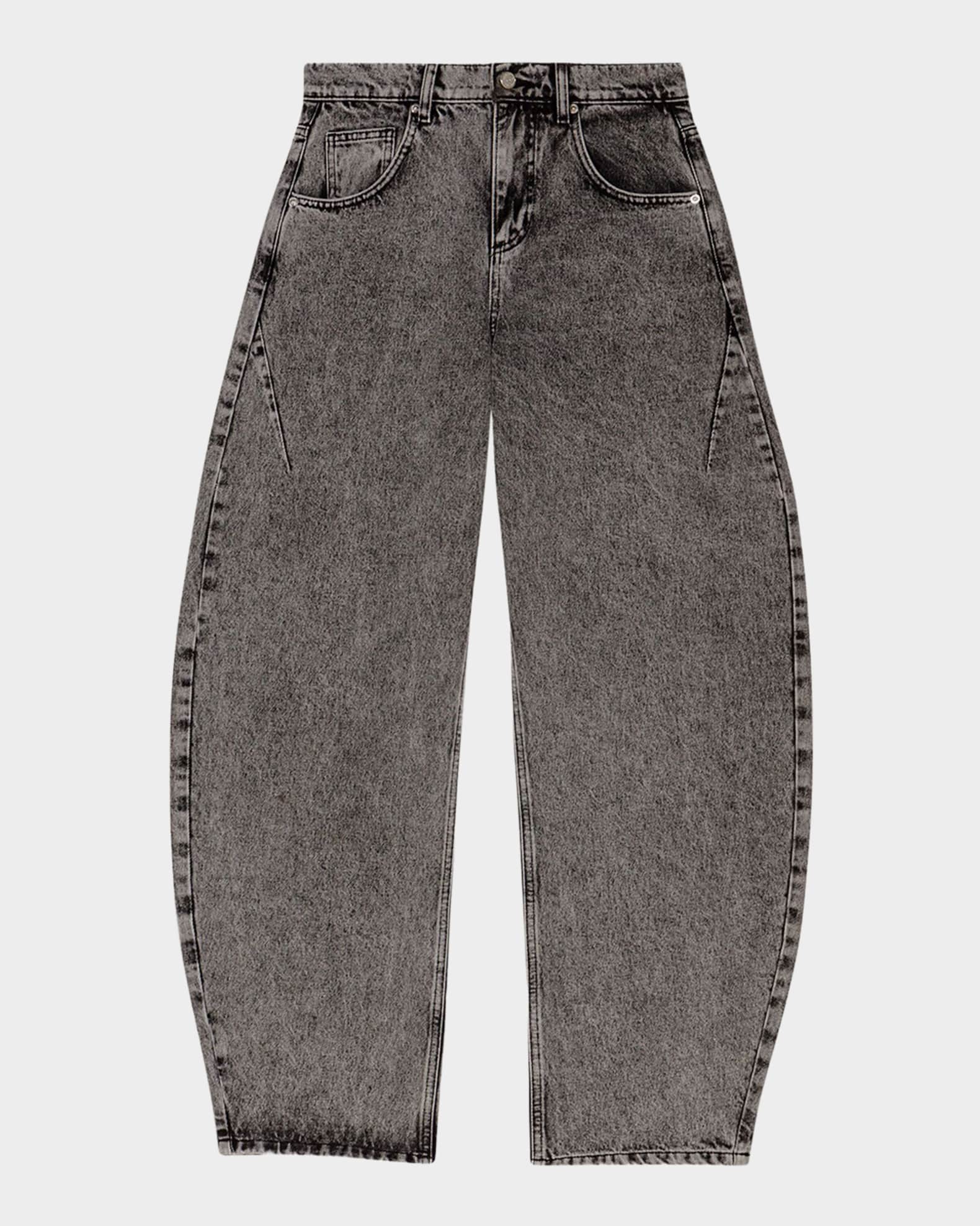 Maje Parkuso Faded Denim Balloon Jeans | Neiman Marcus