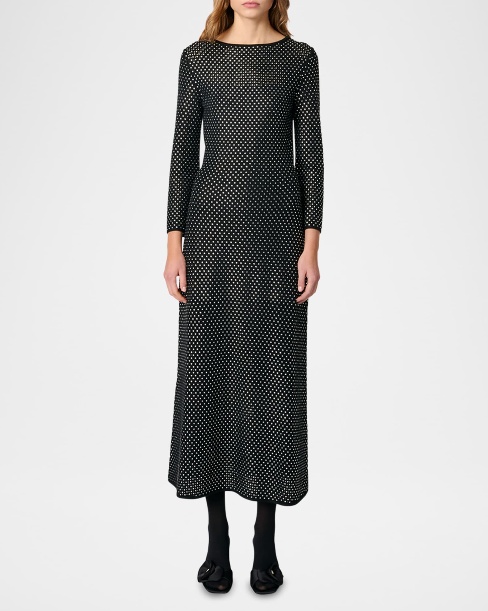 Maje Ravilla Embellished Maxi Dress | Neiman Marcus