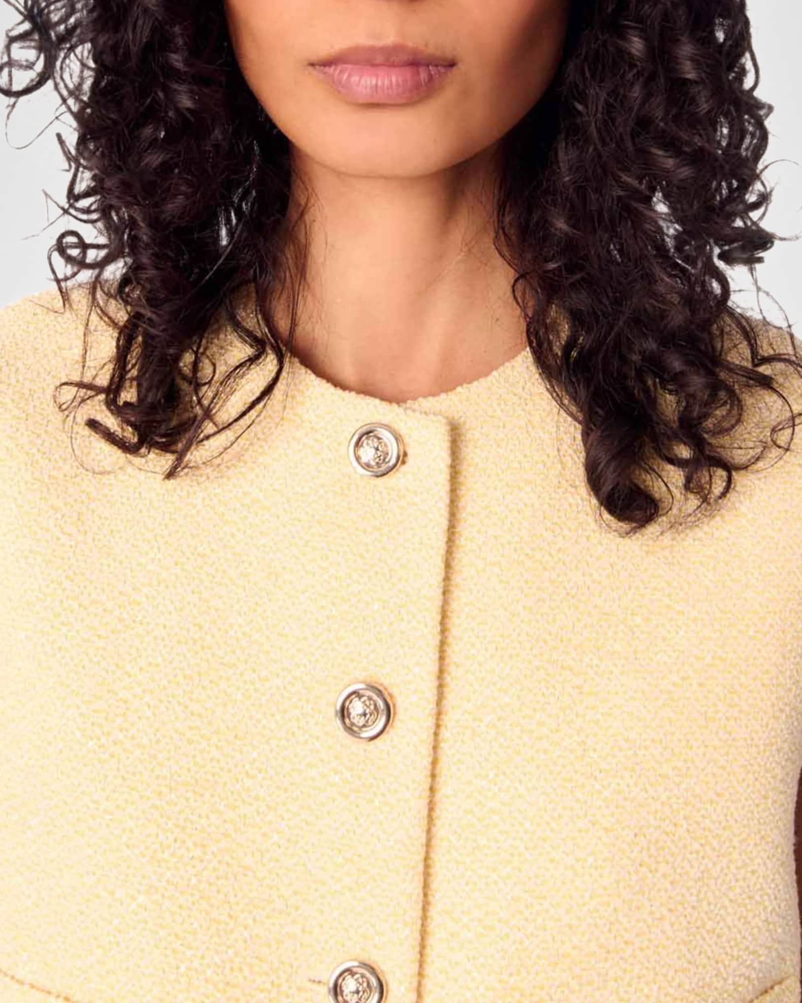 Maje Visoleil Sleeveless Cropped Blazer | Neiman Marcus
