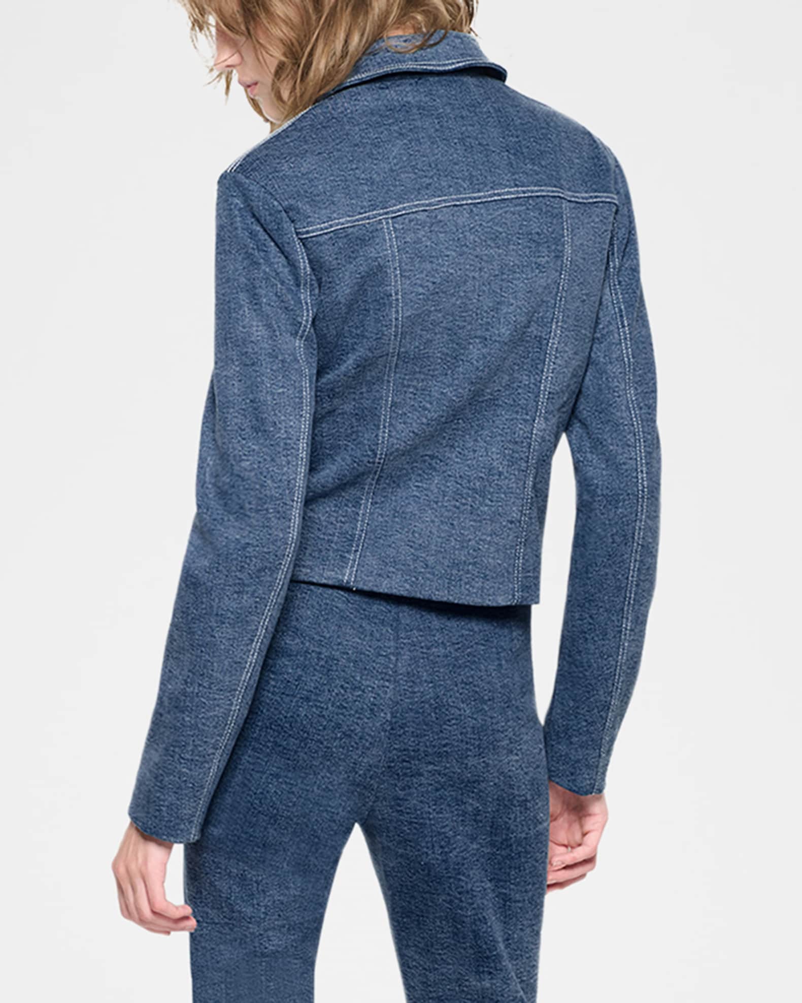 AS by DF Gianna Denim Zip Jacket | Neiman Marcus