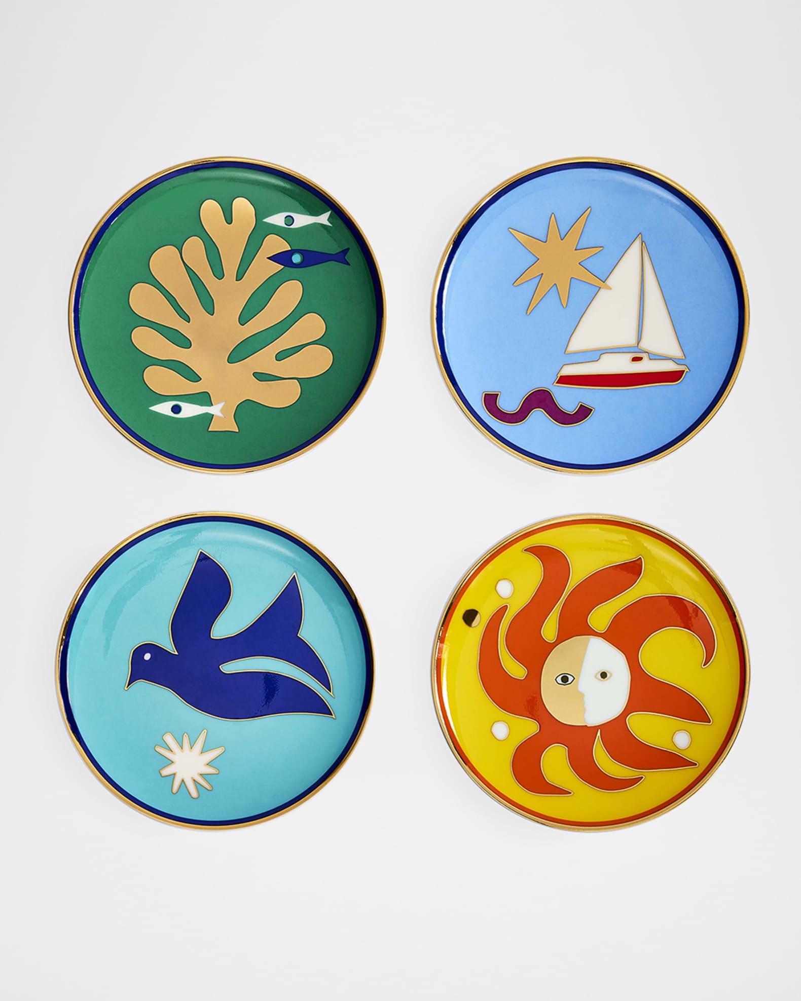 Jonathan Adler Playa Coasters, Set of 4 | Neiman Marcus