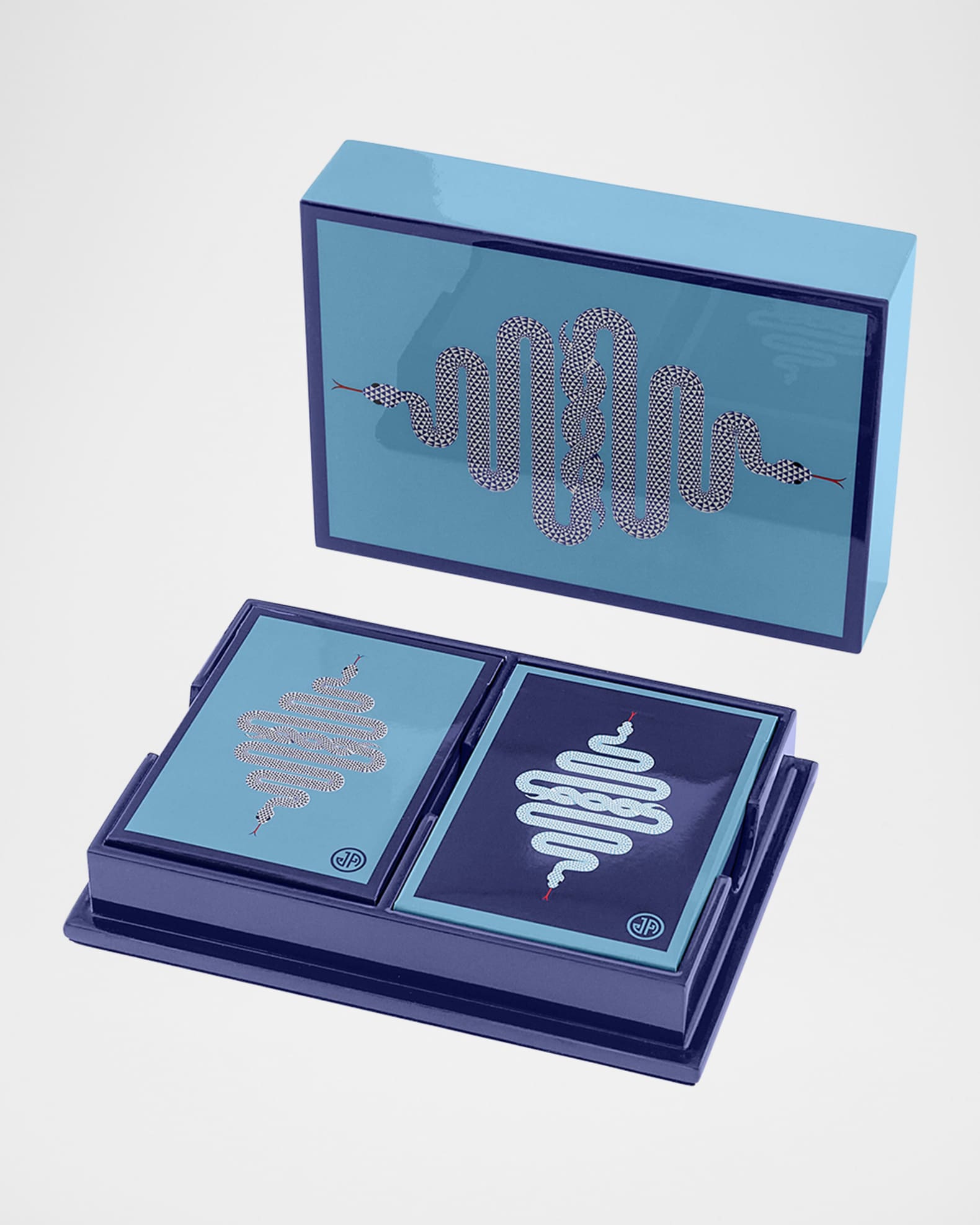 Jonathan Adler Eden Playing Cards Set in Lacquered Box | Neiman Marcus