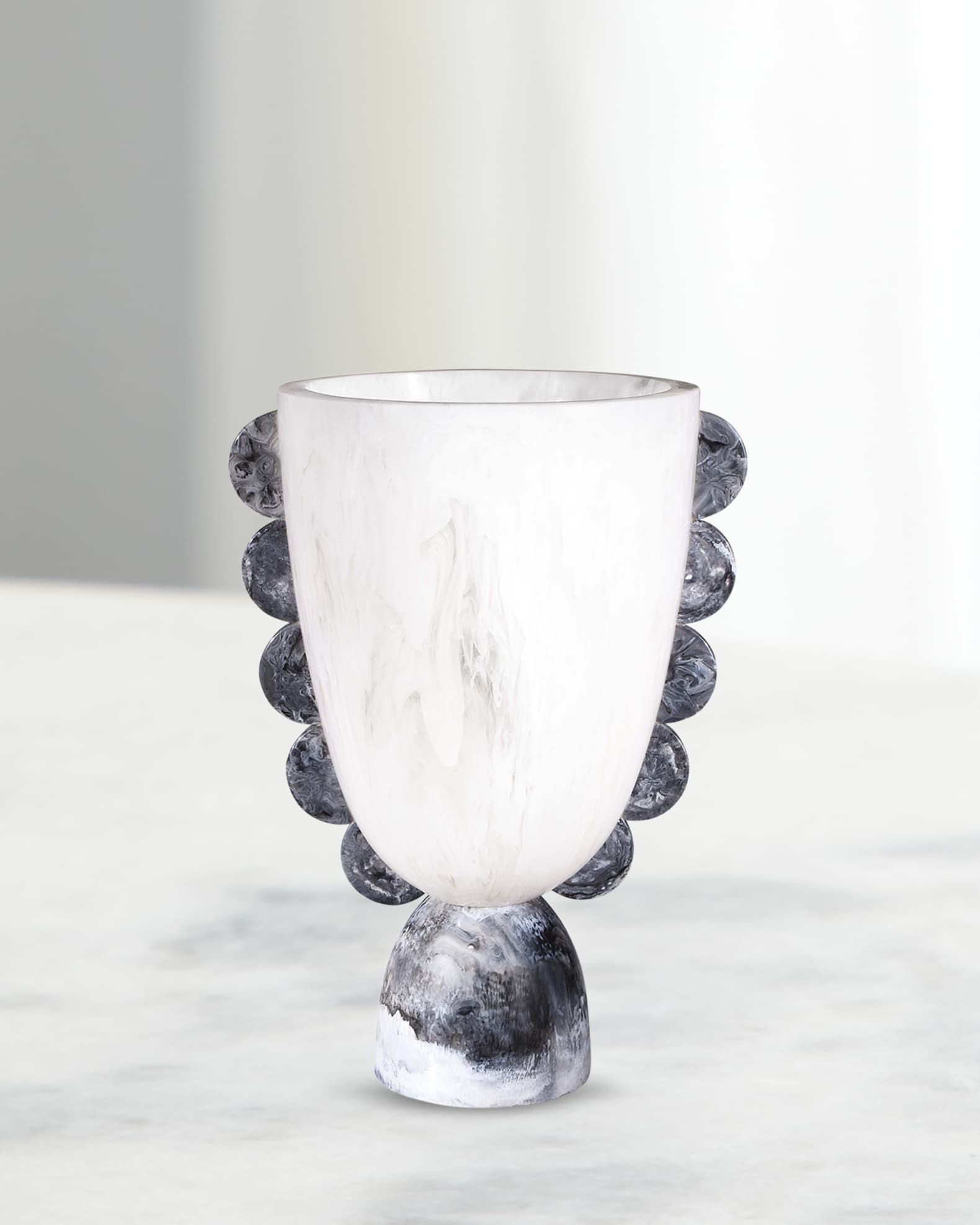 Jonathan Adler Mustique Scalloped Urn | Neiman Marcus