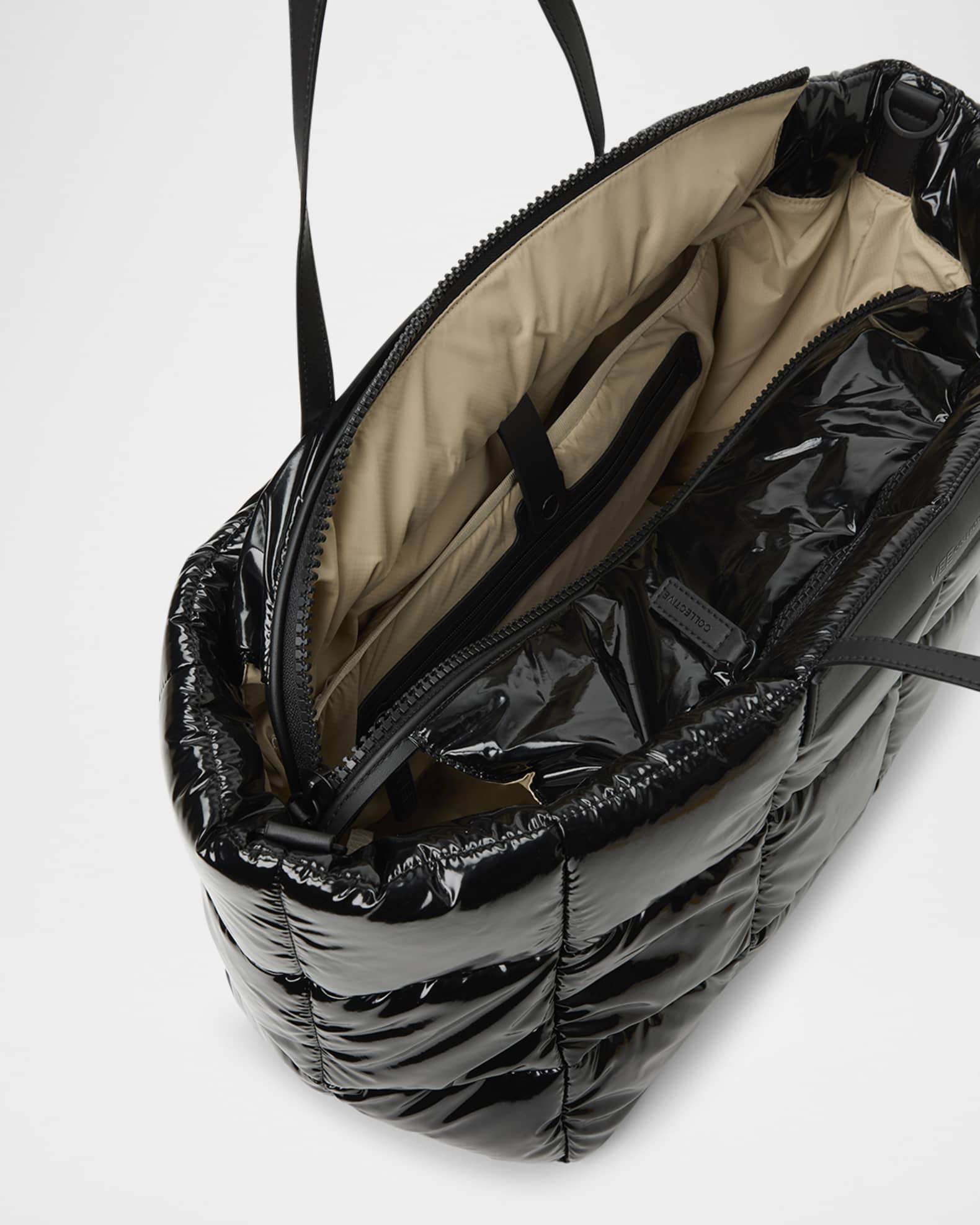 VeeCollective Porter Marche Small Quilted Vinyl Tote Bag | Neiman Marcus