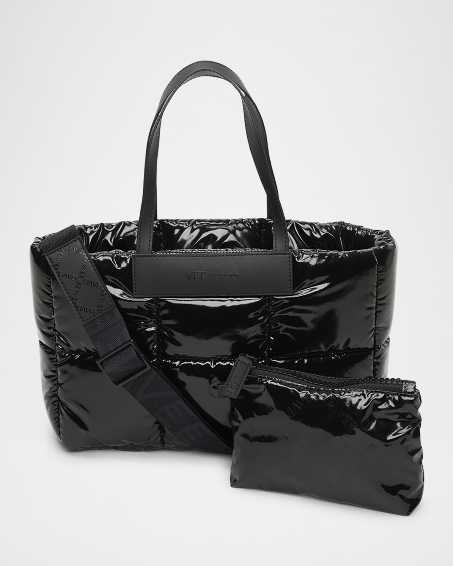 VeeCollective Porter Marche Small Quilted Vinyl Tote Bag | Neiman Marcus